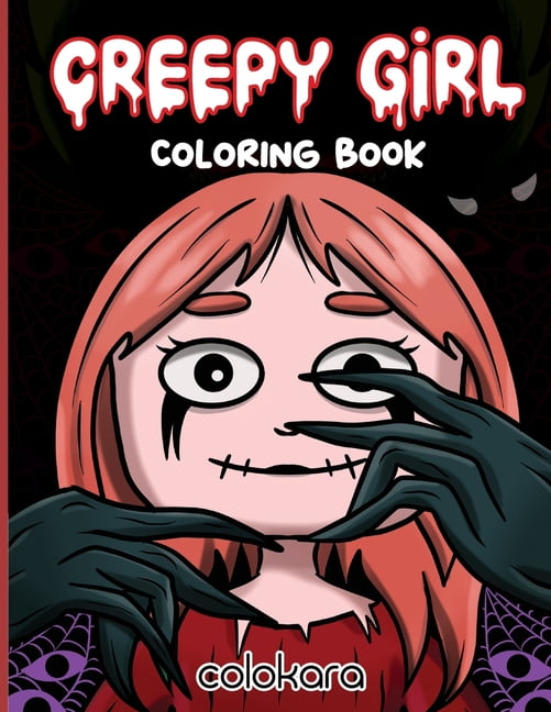 Spooky Chibi Girls Coloring Book: Creepy Girl Coloring Book: An ...