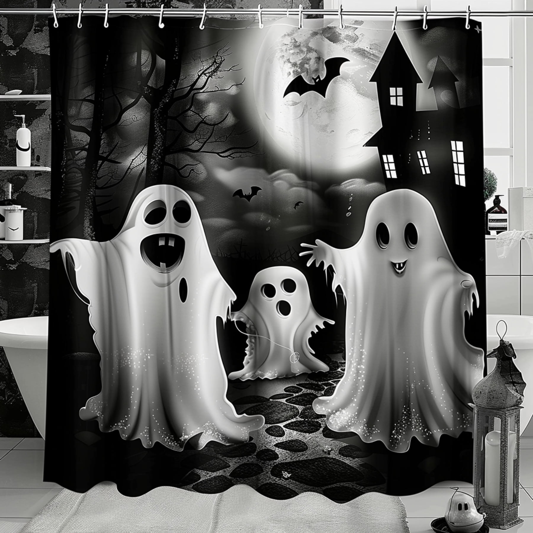 Spooky Chic Transform Your Bathroom With Halloween Ghosts And Haunted