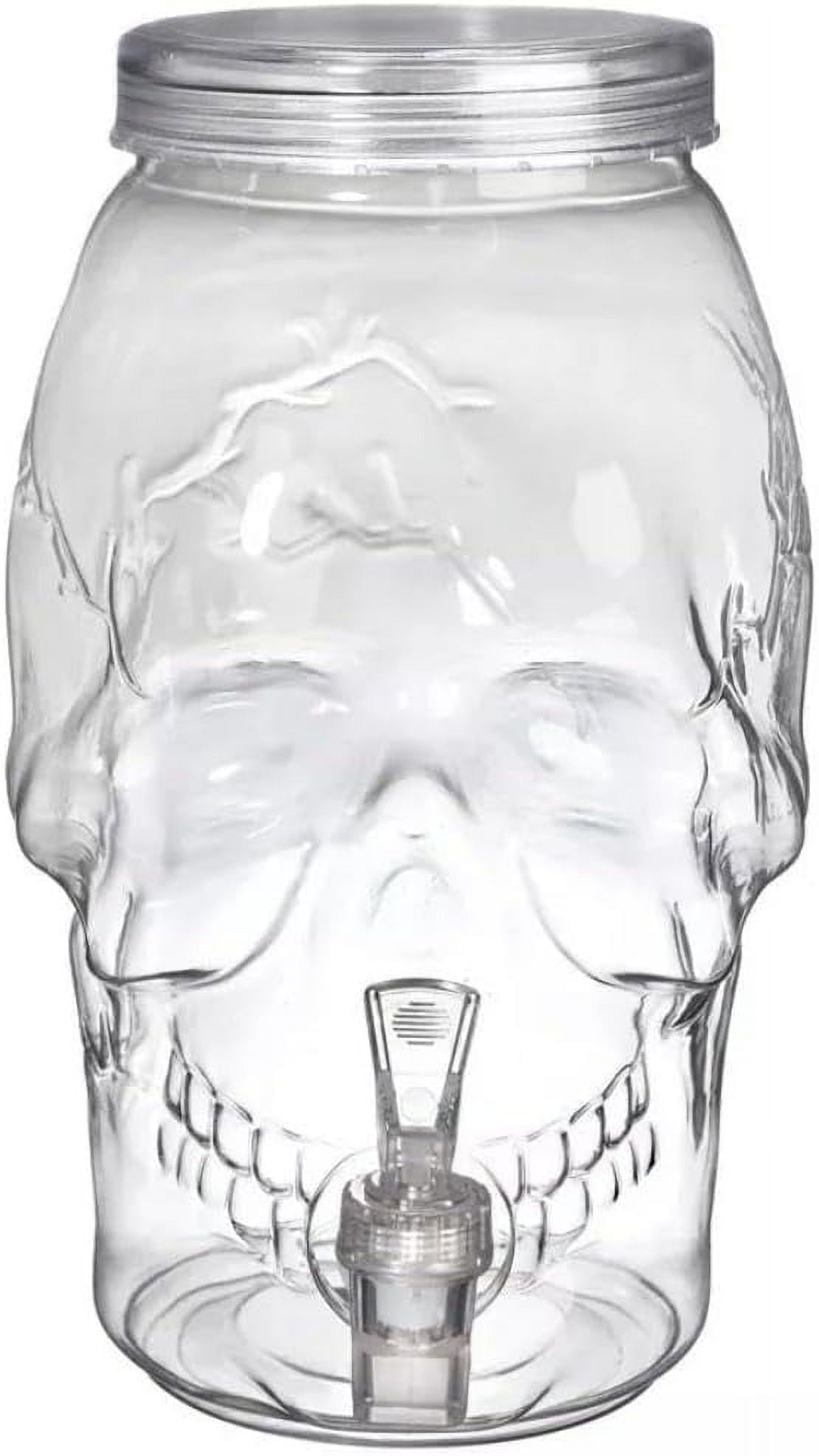Spooky Clear Plastic Drink Dispenser - 1 Gallon (1 Count) - Unique ...