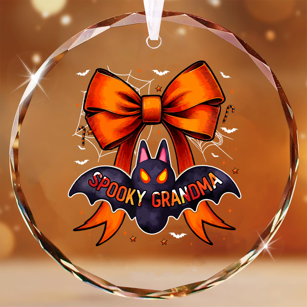 Spooky Costume Grandma Horror Bat Bow Tie Family Ornament Home ...
