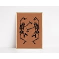 Spooky Dancing Style Wall Art Playful Home Decor, Unframed Paper Print ...