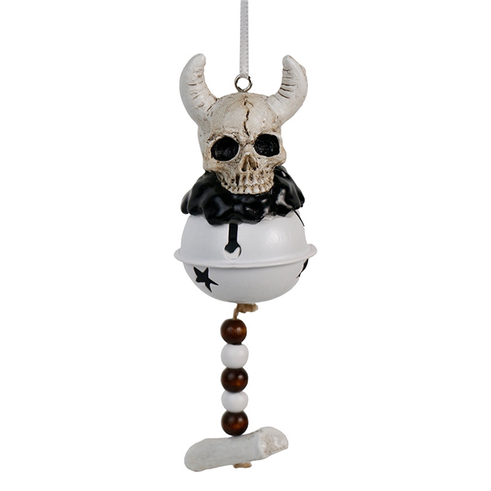 Spooky Demon Wind Chime - Halloween Decor Skull & Bone Wind Chime ...