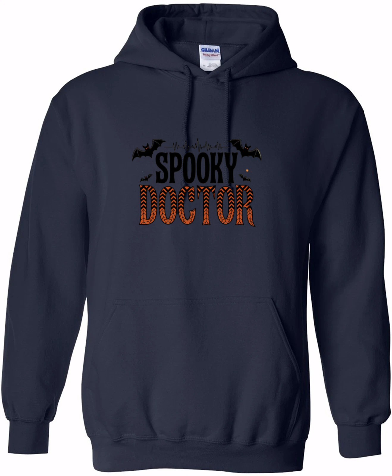 Spooky Doctor Skeleton with Bats Creepy Medical Halloween Hoodie Shirt ...