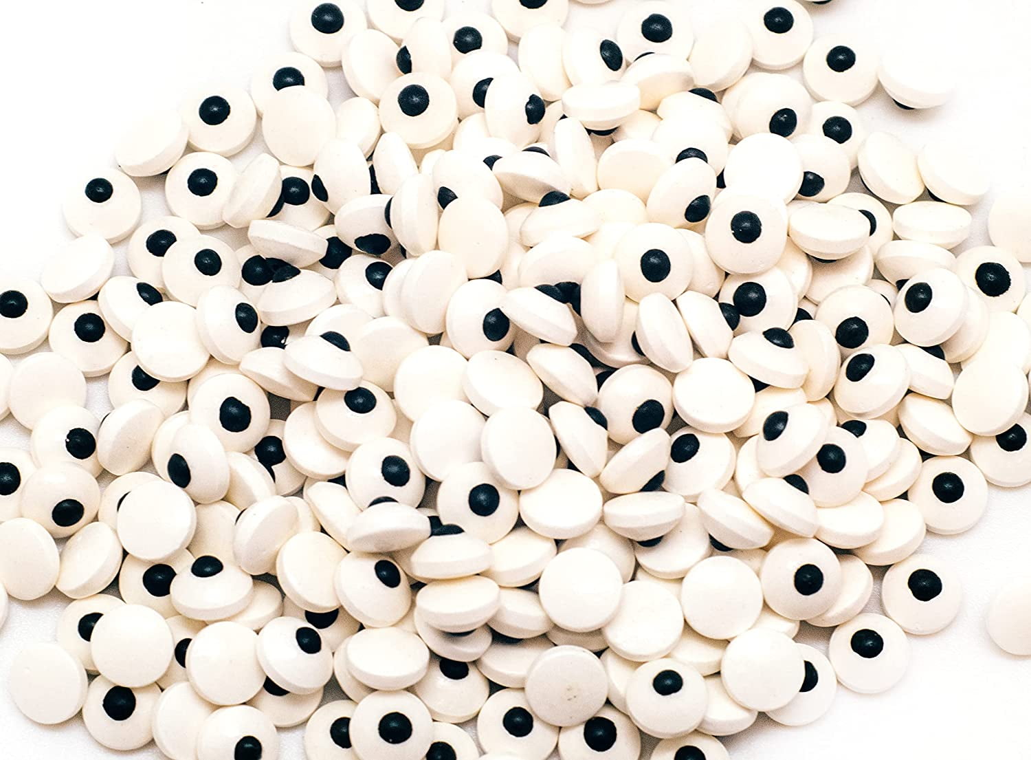 Small Spooky Eye Toppers - Funny White Googly Eyes for Cupcakes, Cakes ...