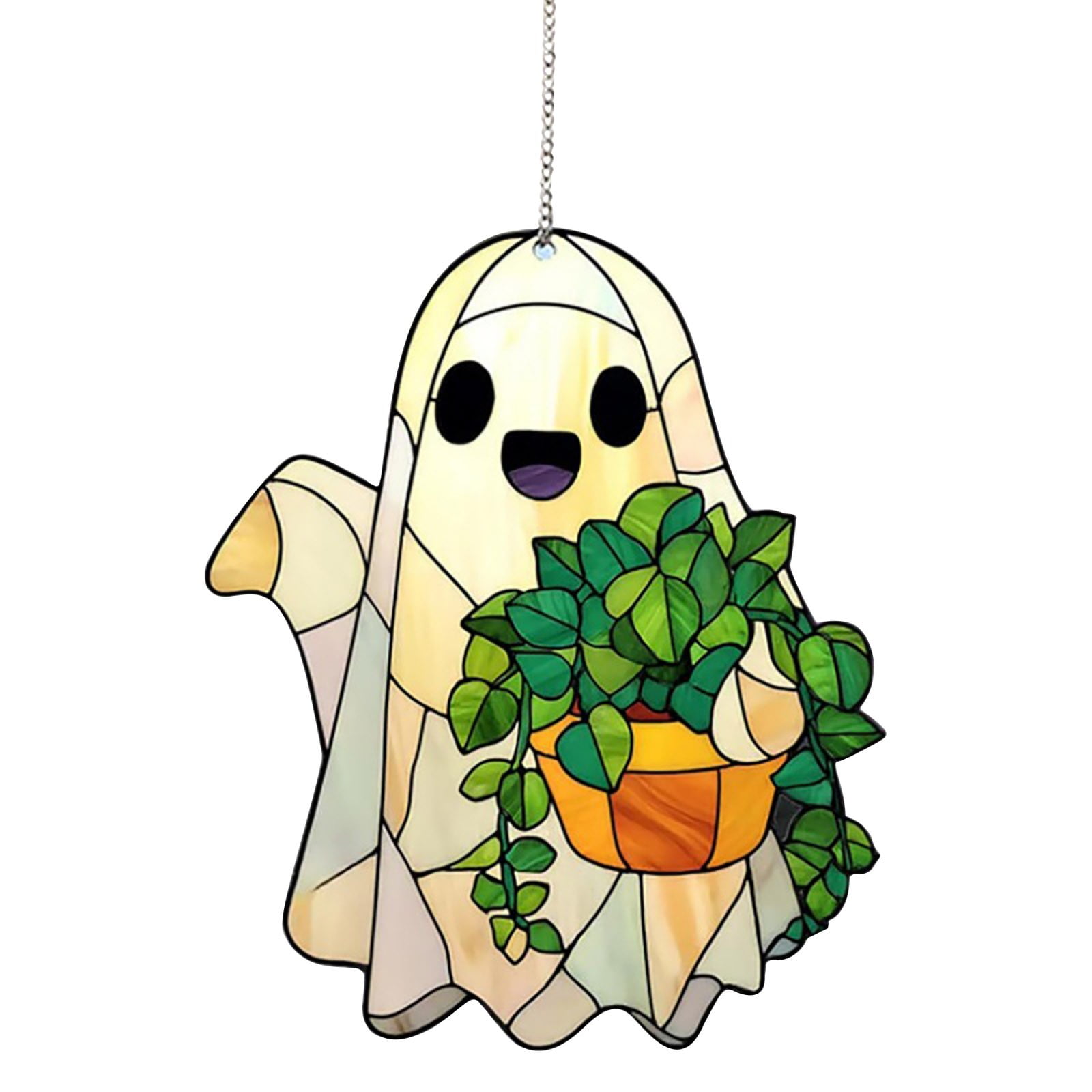 Spooky Ghost Acrylic Suncatcher, Cute Window Hanging Decor, Funny Decor ...