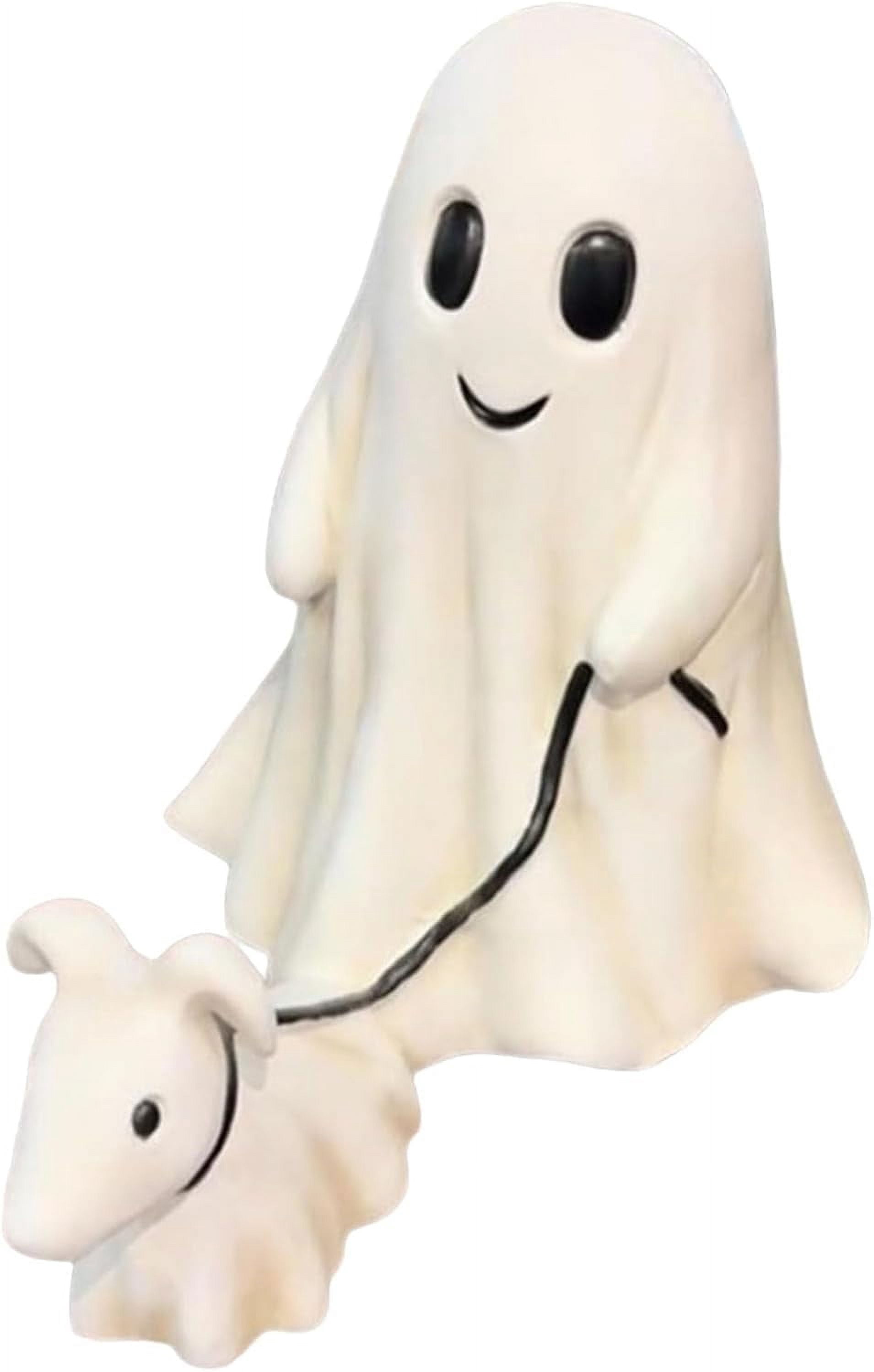 Spooky Ghost Dog Halloween Figurine, Halloween Funny Ghost Decors ...
