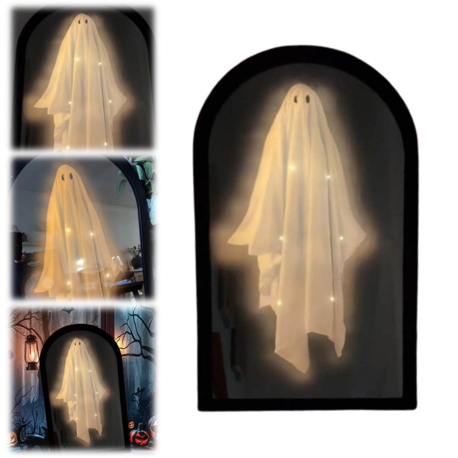 Spooky Ghost Hologram Mirror Add Chilling Holographic Ghosts to Your ...