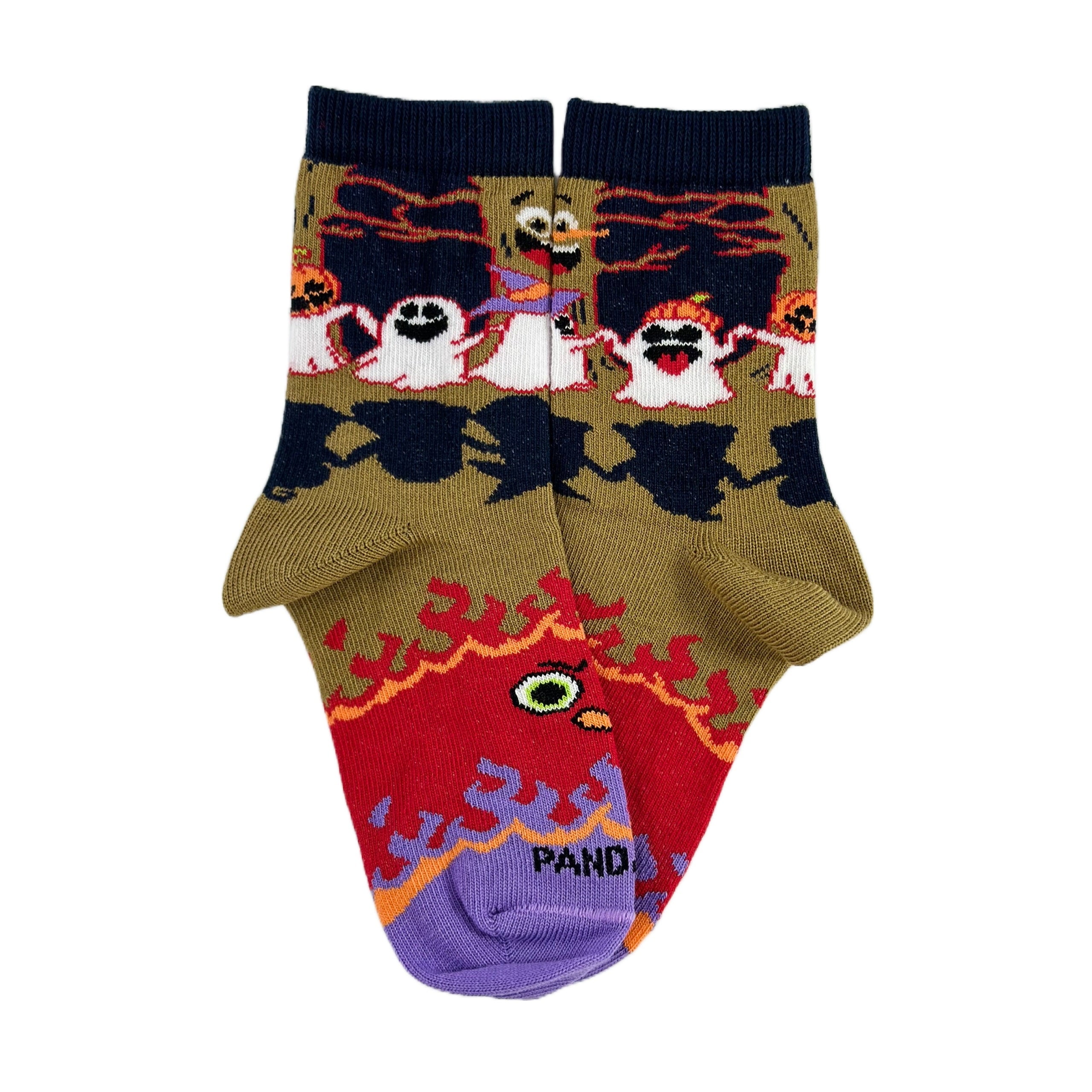 Spooky Ghost Party Socks the Sock Panda (Ages 3-7) Size: Medium (Age 5 ...