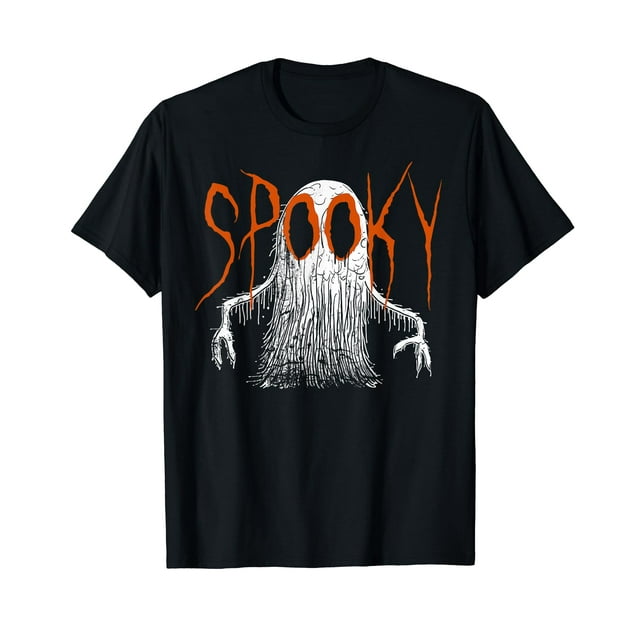 Spooky Ghost. Scary Halloween, Goth, Horror Movie, Halloween T-Shirt ...
