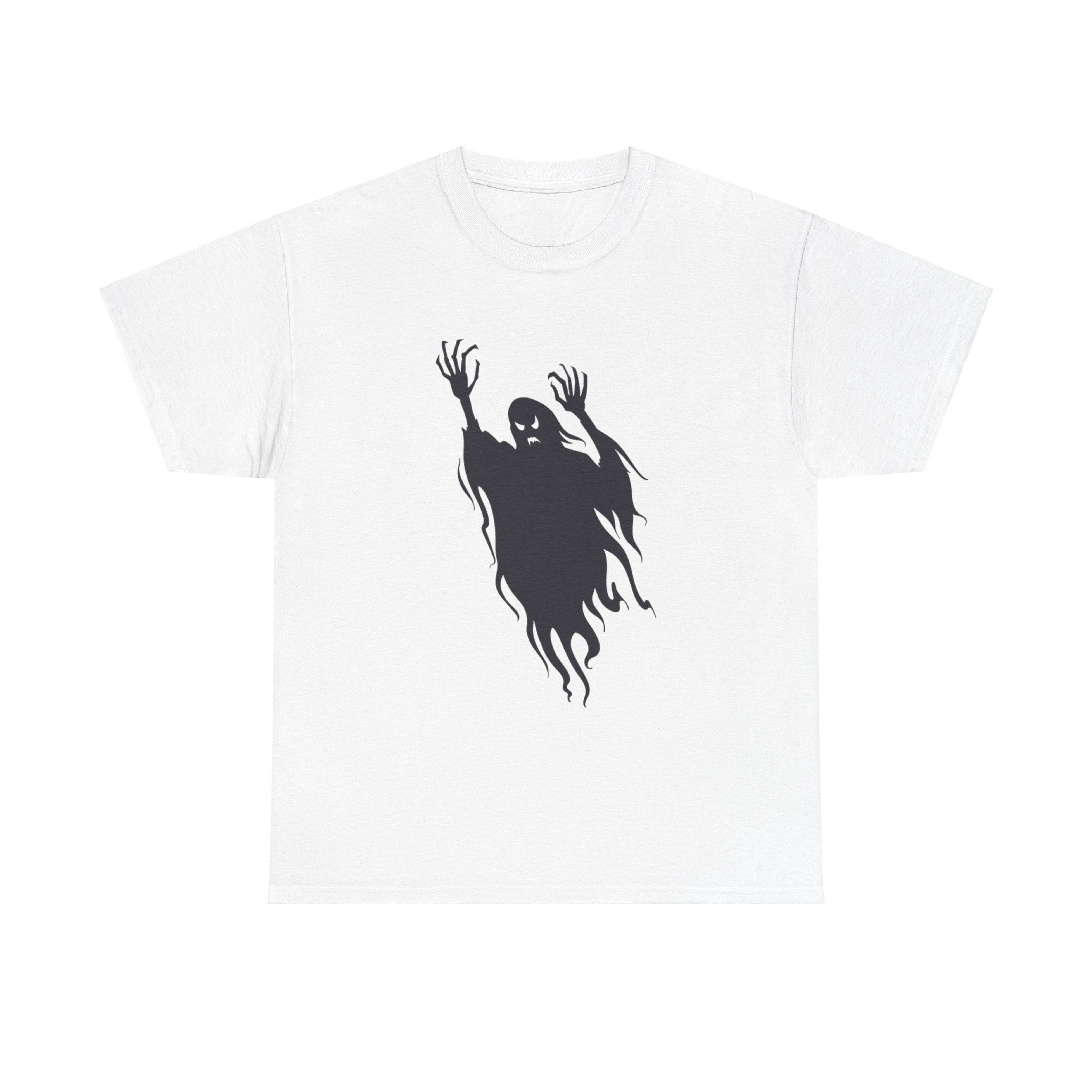 Spooky Ghost T-Shirt - halloween horror scary phantom spirit boo cool ...