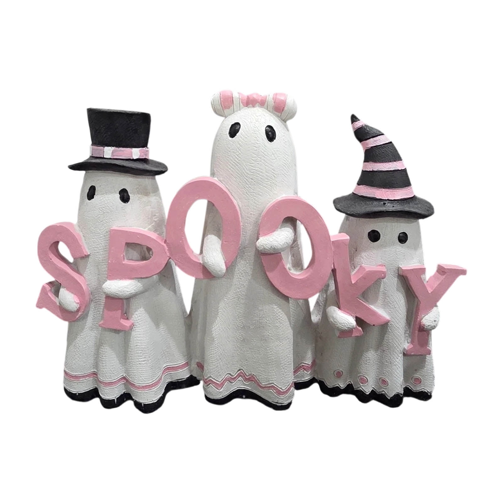 Spooky Ghost Trio Halloween Decorations, 7Inch Small Ghost Decor with ...