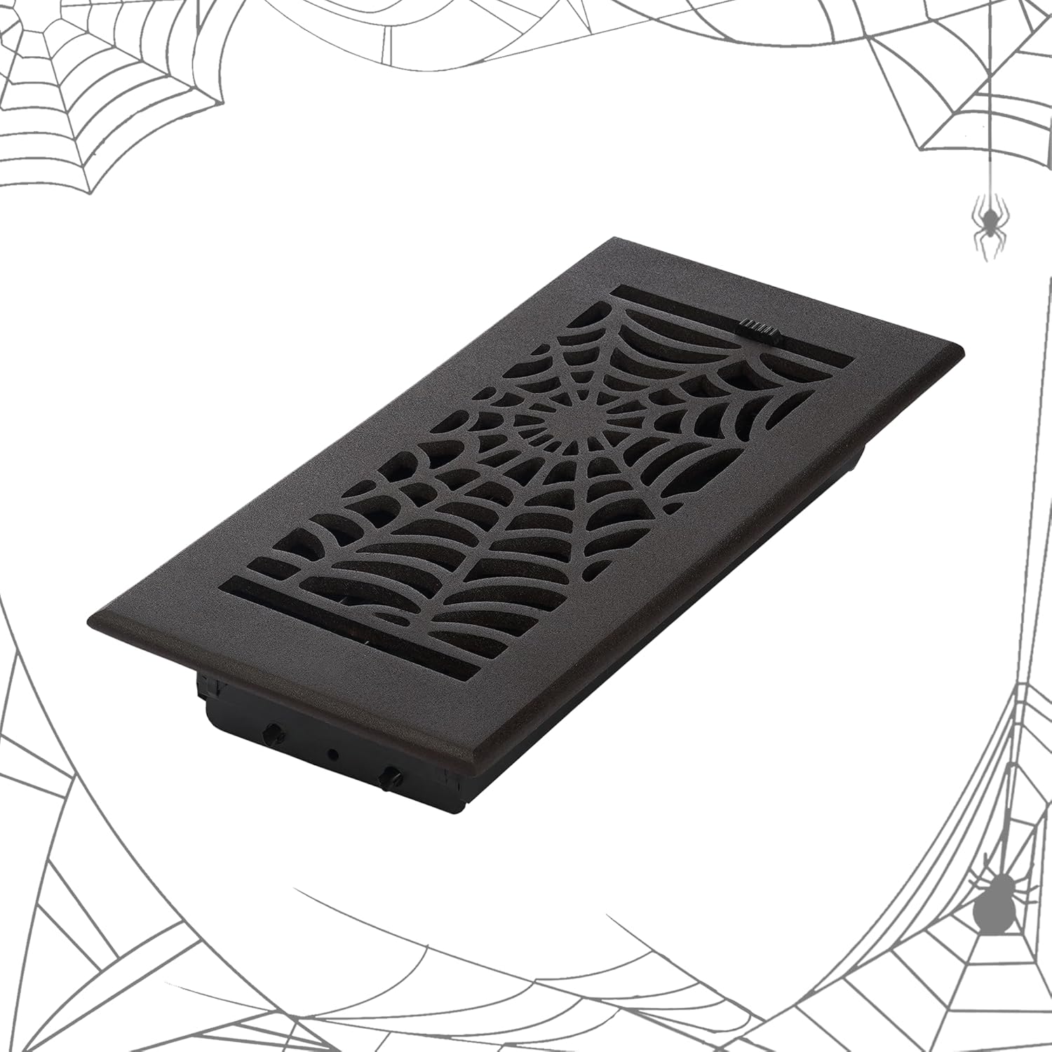 Spooky/Gothic 4"x10" Duct (5-1/2"x11-3/4" Overall Size) Solid Cast ...
