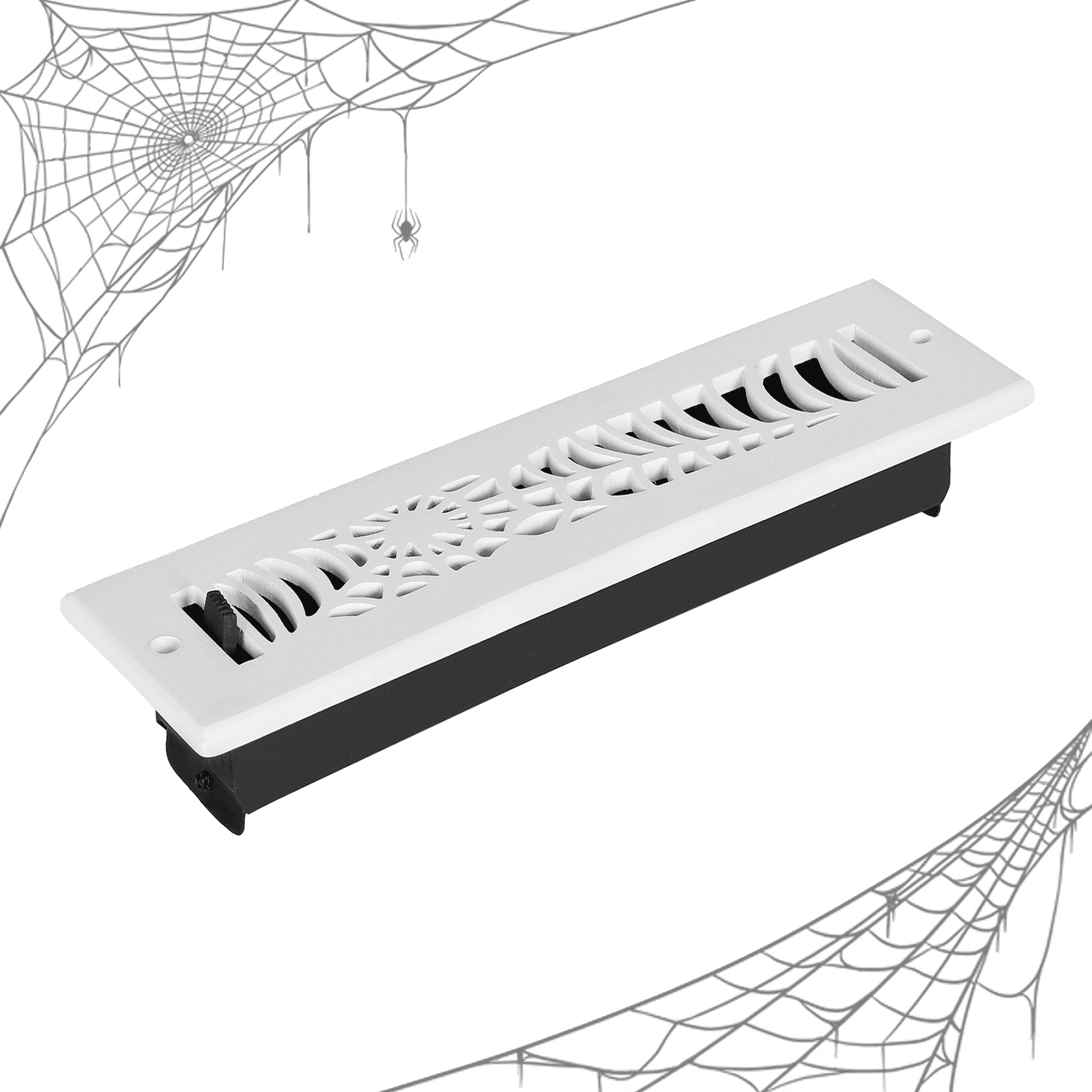 Spooky Gothic Vent cover 2"x 10" Duct Opening (Overall 3-1/2"x 11-3/4 ...