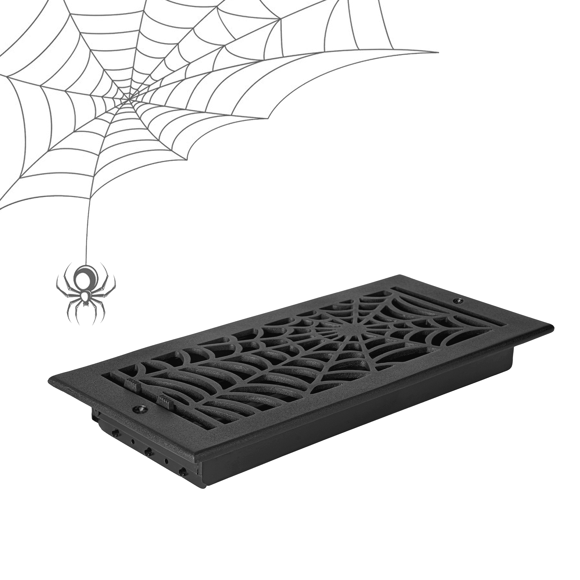 Spooky Gothic Vent cover 8"x 10" Duct Opening (Overall 9-1/2"x 11-3/4 ...