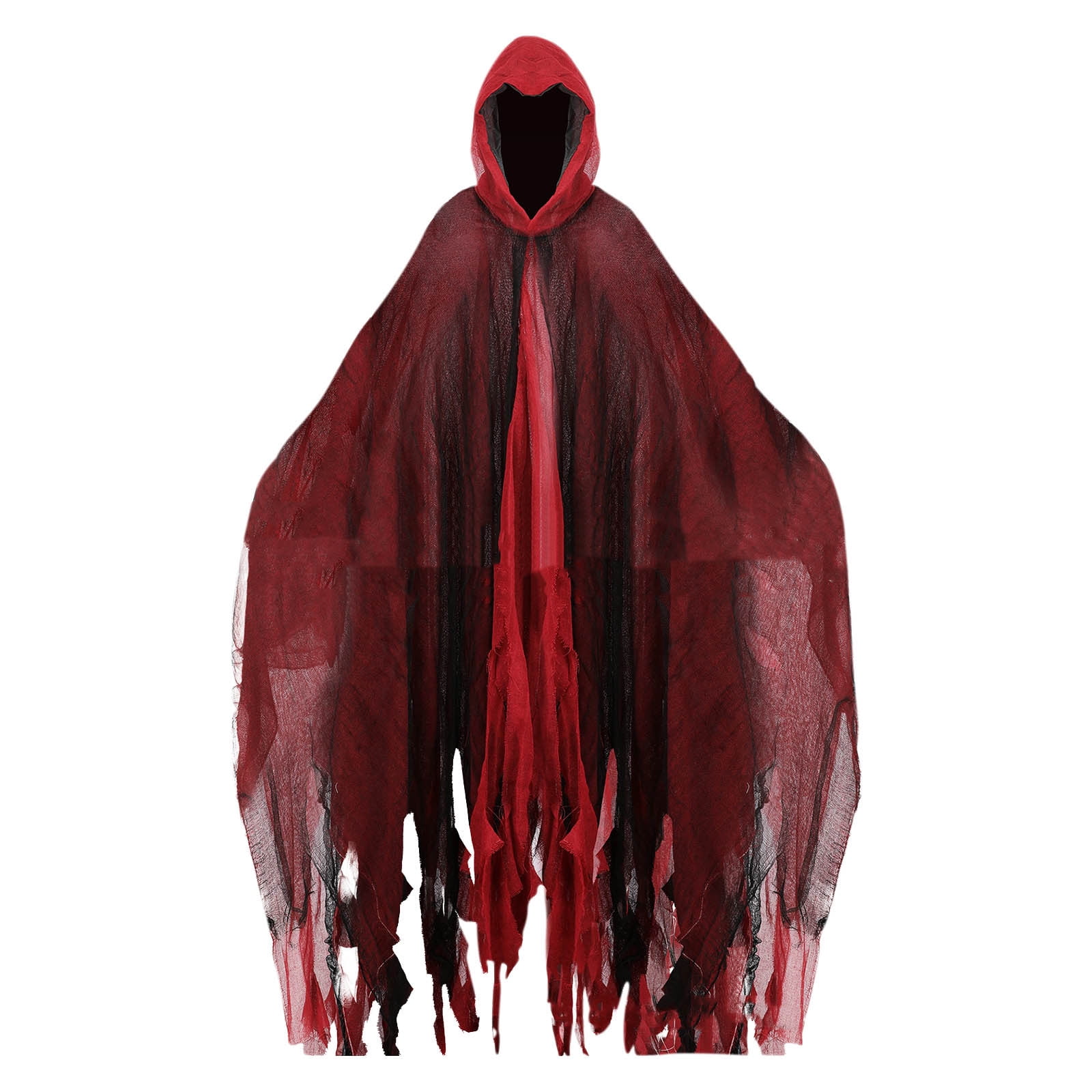 Spooky Halloween Cloak with Skull Mask for Adults & Kids,Gothic Cape ...