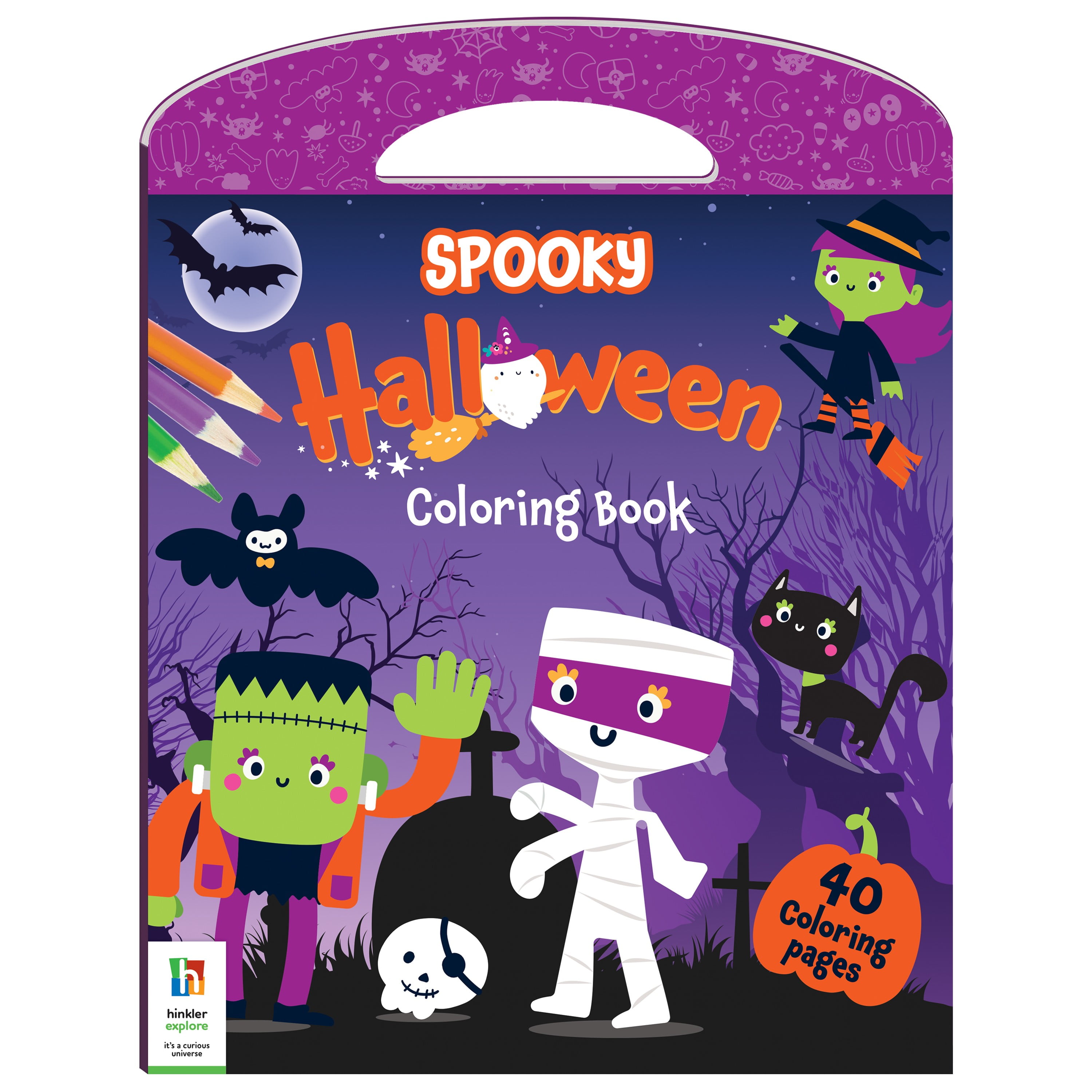 Hinkler Spooky Halloween Coloring Books Twin Pack, 80 Pages, Kids ...