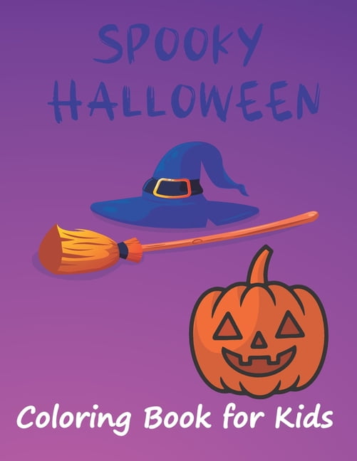 Spooky Halloween Coloring book for Kids: Children Coloring Workbooks ...