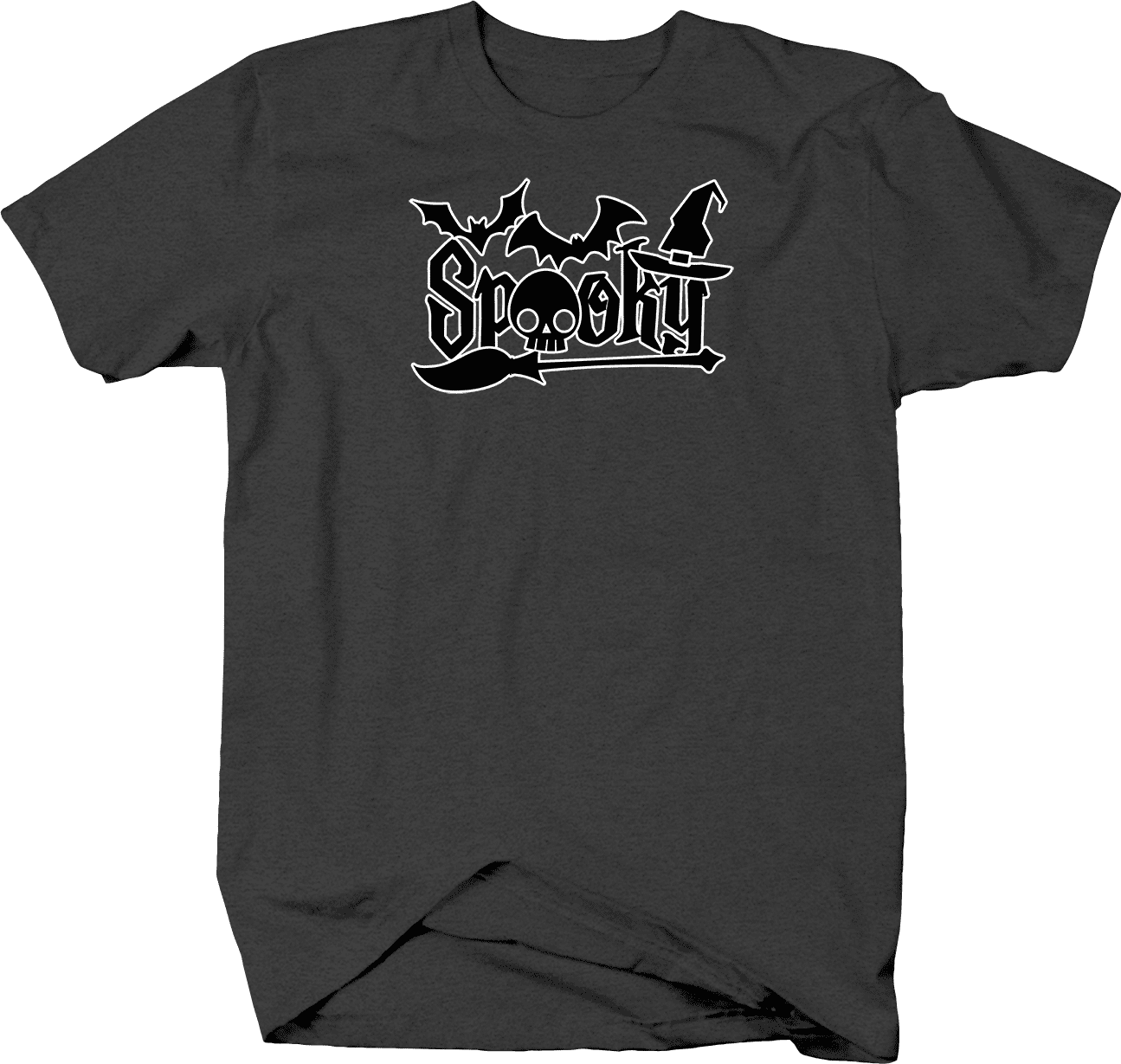 Spooky Halloween Costume Graphic T-Shirt Xlarge Dark Gray - Walmart.com