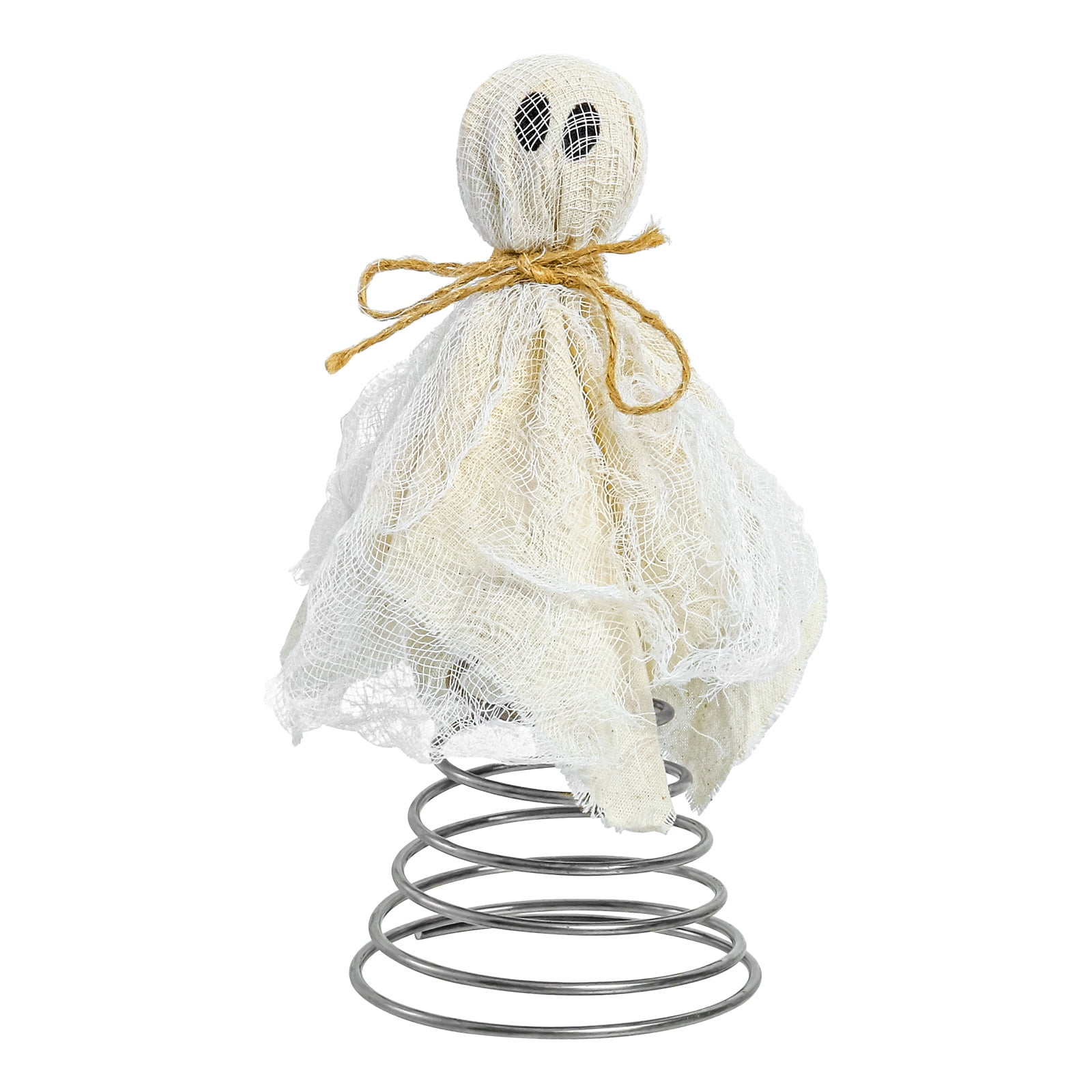 Spooky Halloween Decorations - Miniature Ghost Tree Topper Spooky ...