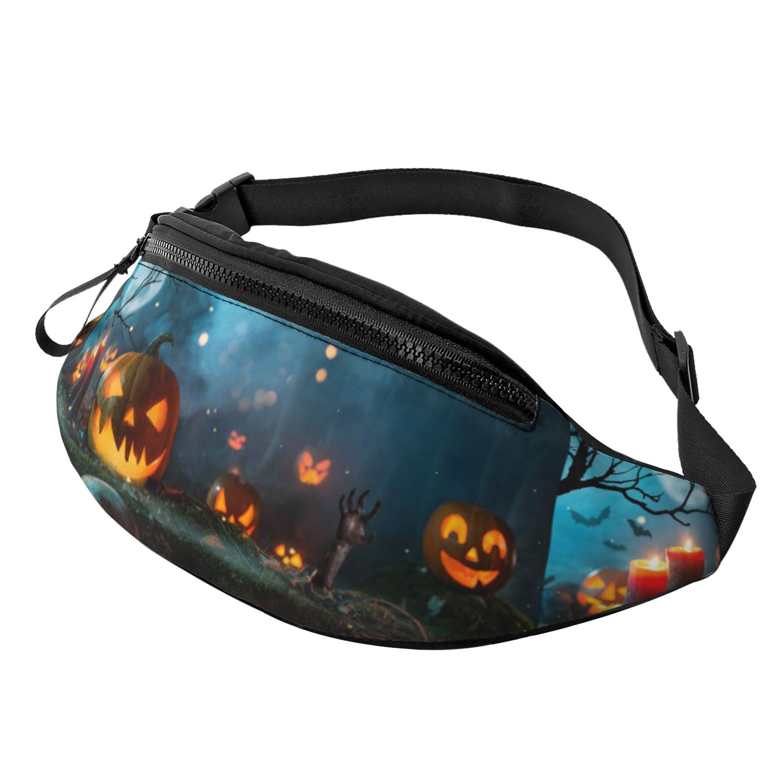 Spooky Halloween Fanny Packs Waist Bag Crossbody Bags for Women Men ...