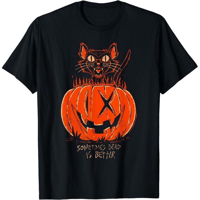 Spooky Halloween Feline Tee by Ice Nine Kills - Walmart.com