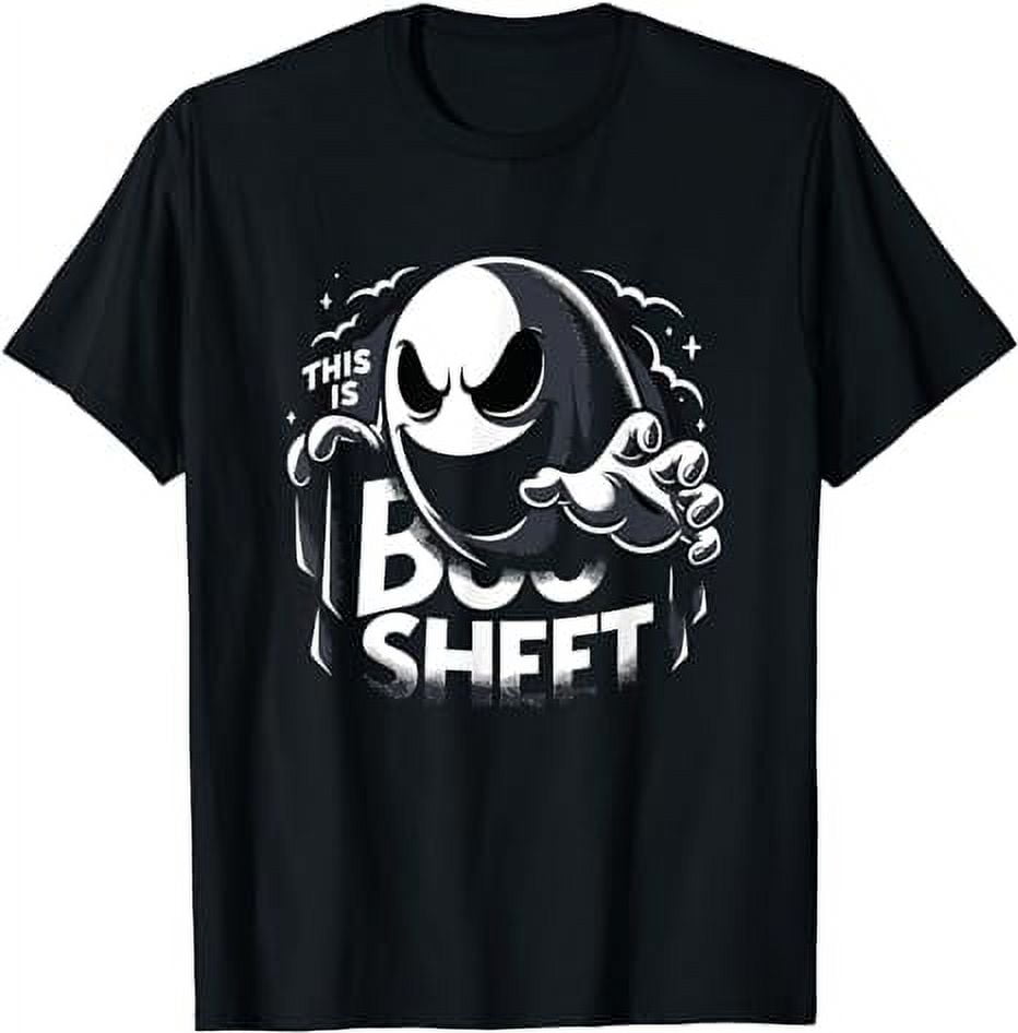 Spooky Halloween Funny Ghost Boo Sheet T-Shirt - Walmart.com