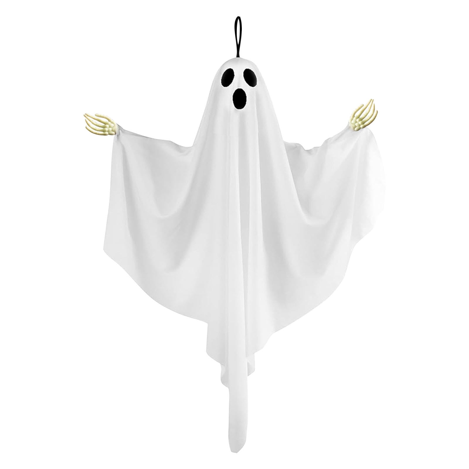 Spooky Halloween Ghost Decor with Hand Bones - Scary & Cute Non-Glowing ...