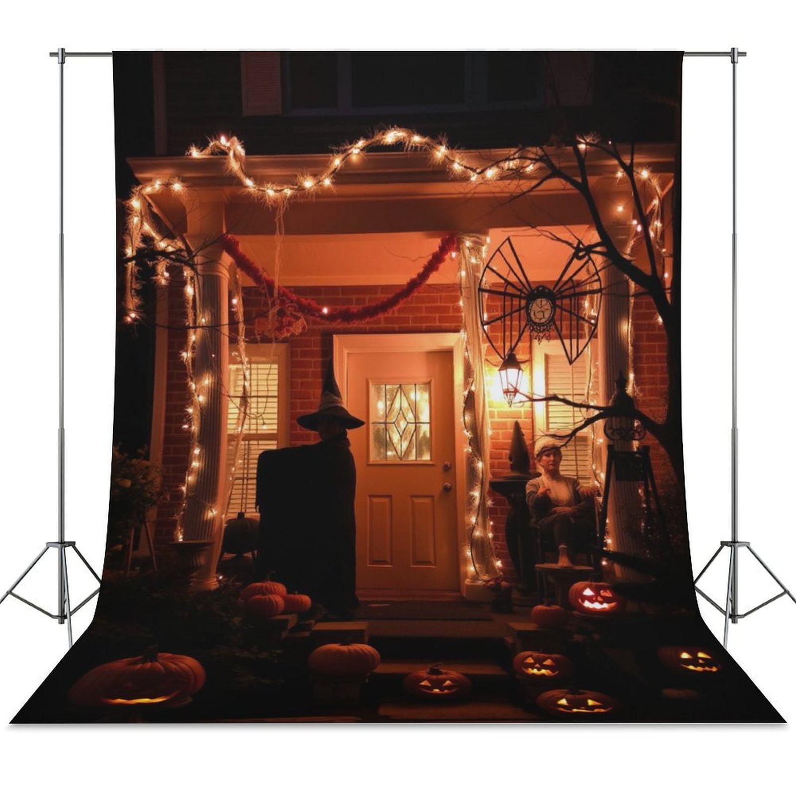 Spooky Halloween House Party Backdrop Birthday Decoration Backgrounds ...