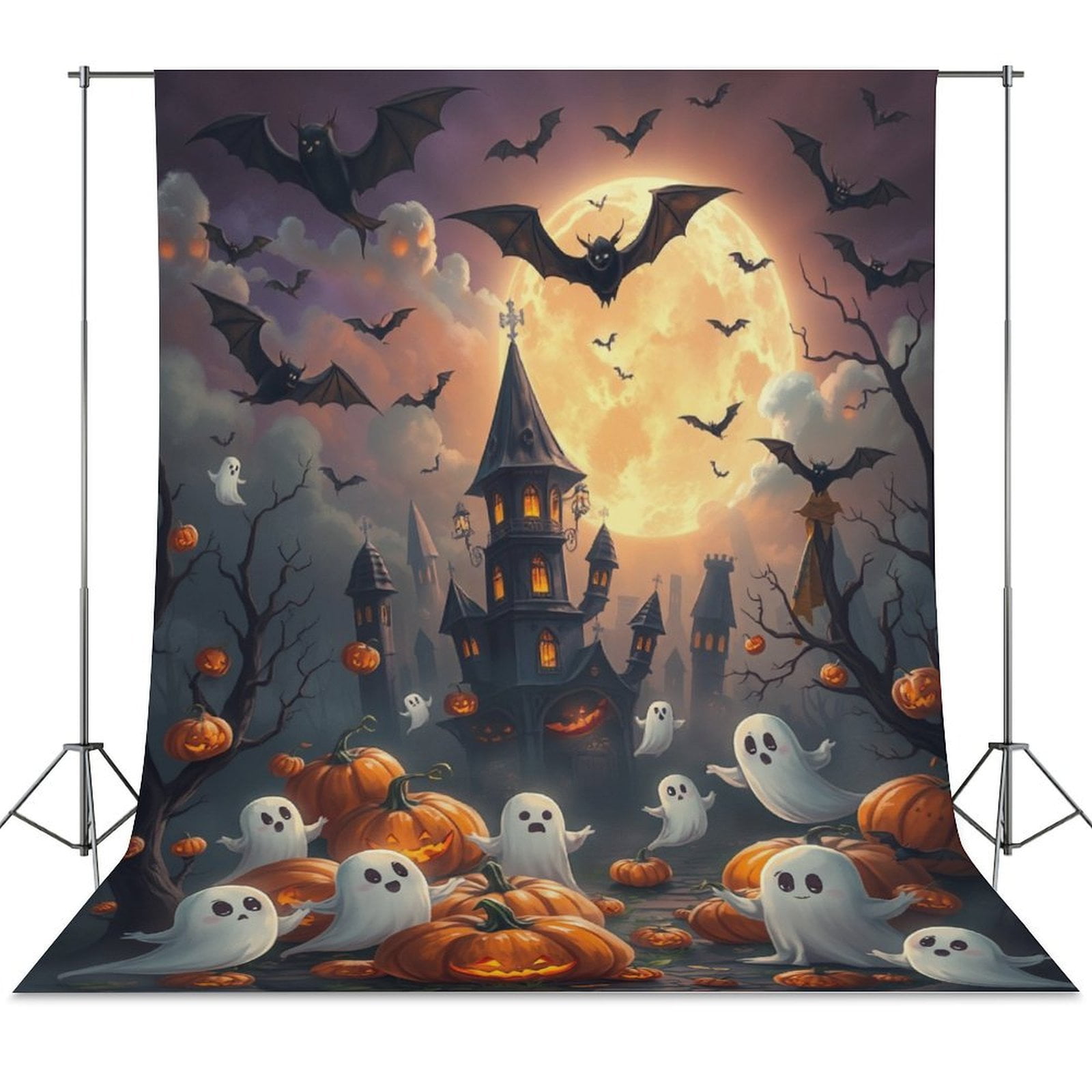 Spooky Halloween Scene Photography Backdrops Adult Photostudio Props ...