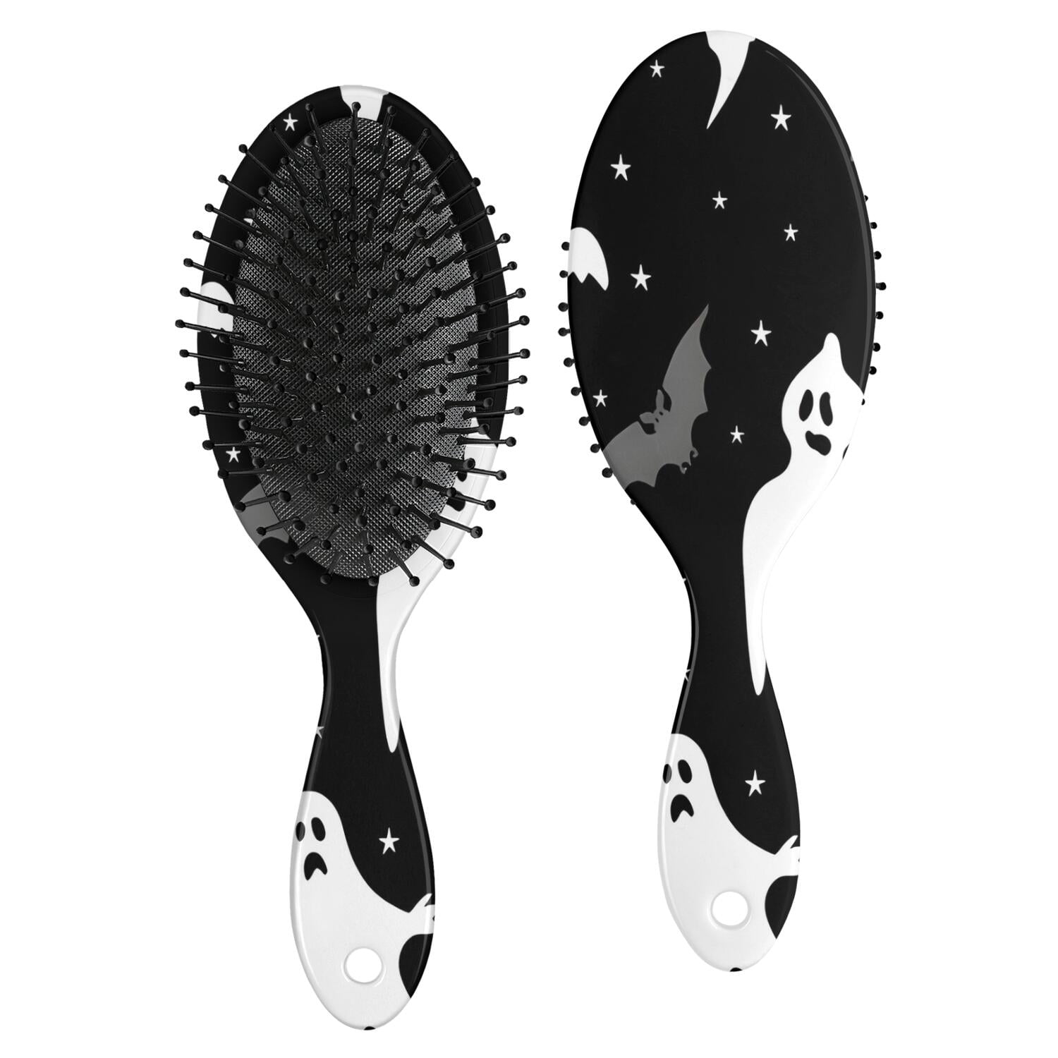 Spooky Halloween Silhouette Pattern Hair Brush,Girls Detangling Hair ...
