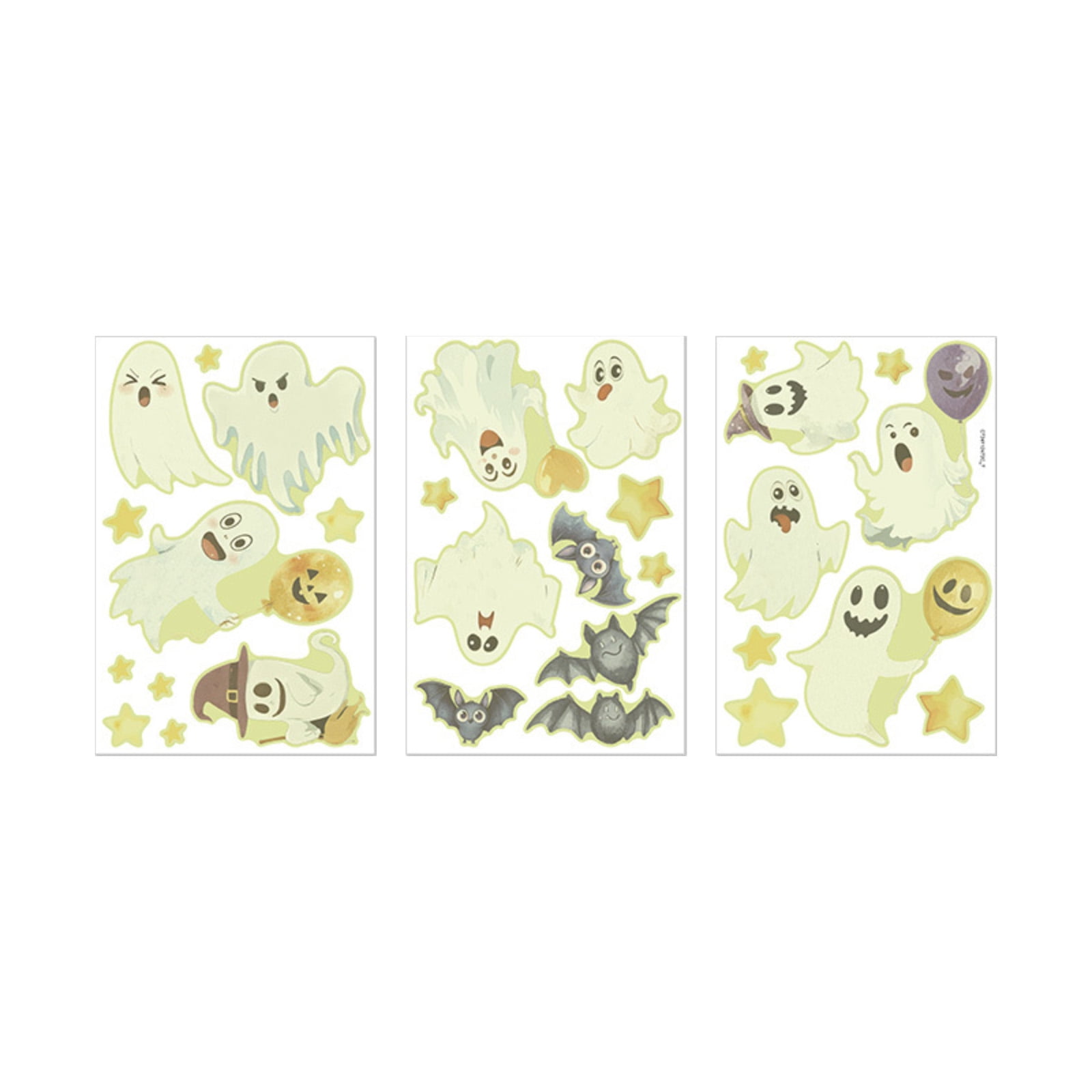 Spooky Halloween Static Cling Window Decals for Indoor Outdoor Decor ...