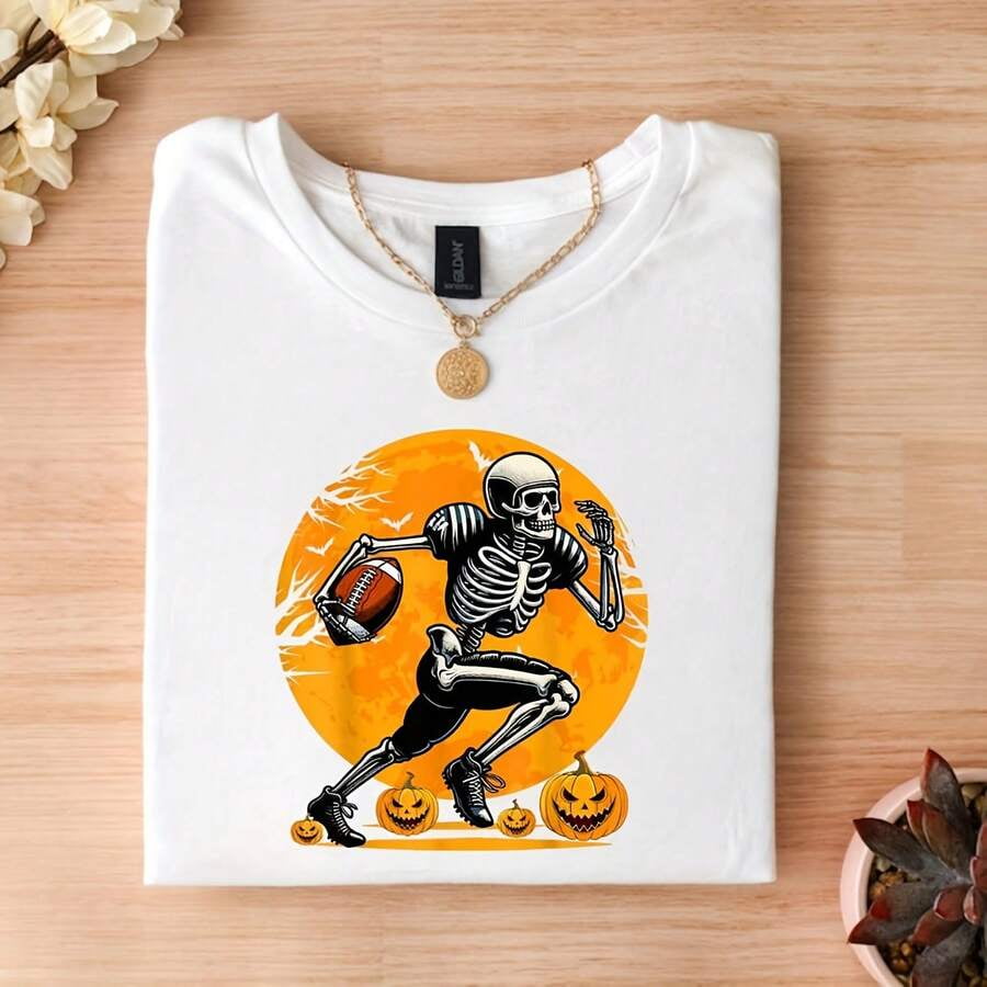 Spooky Halloween T-S-Hirt, Horror Theme Graphic, GhosT-S And Goblins Design, Perfect For ...