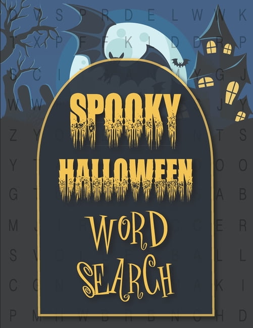 Spooky Halloween Word Searcch: Word Search For Kids Ages 6-8 Improve ...