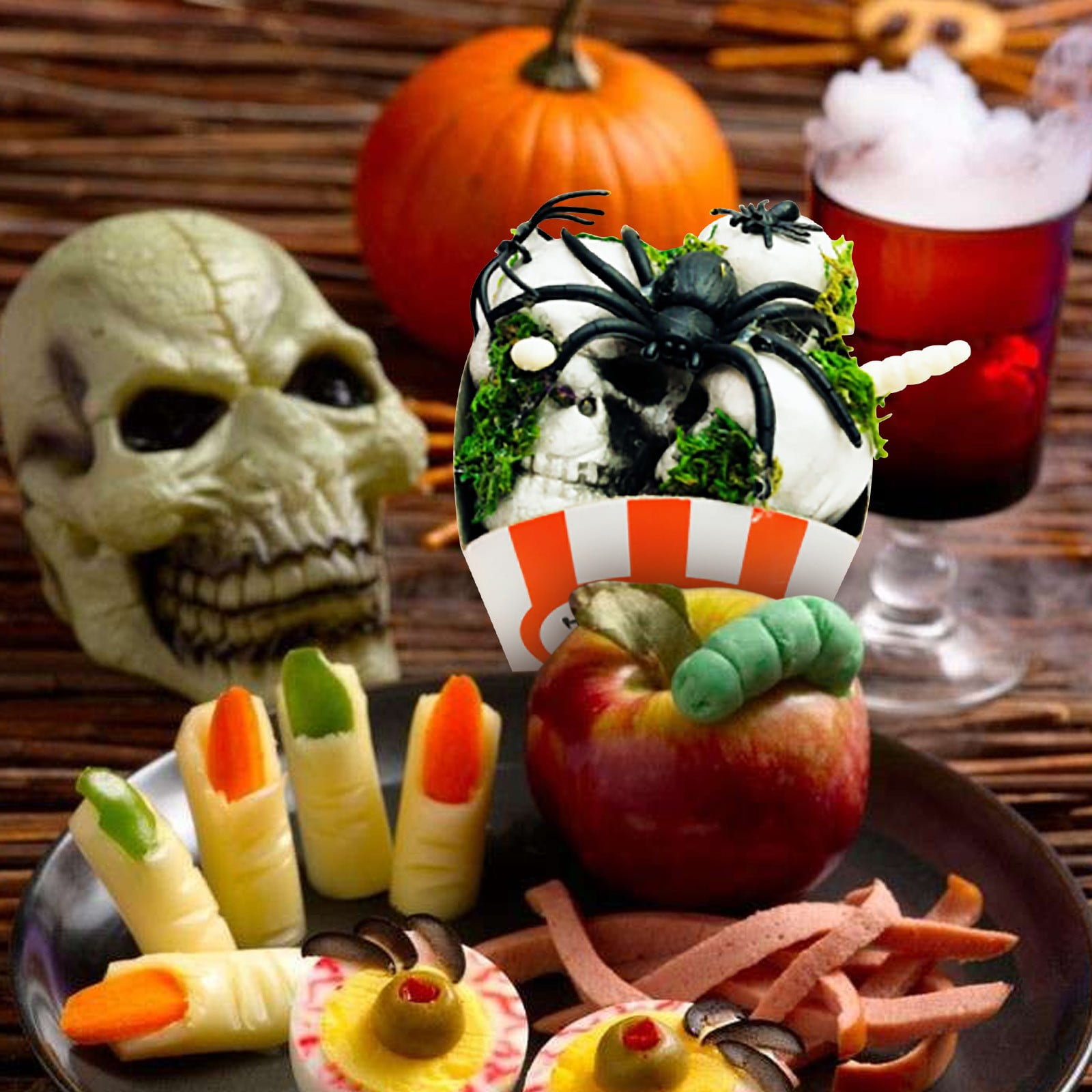 Spooky Home Decor, 4 Kinds Of Products Popcorn Venue Layout Props ...