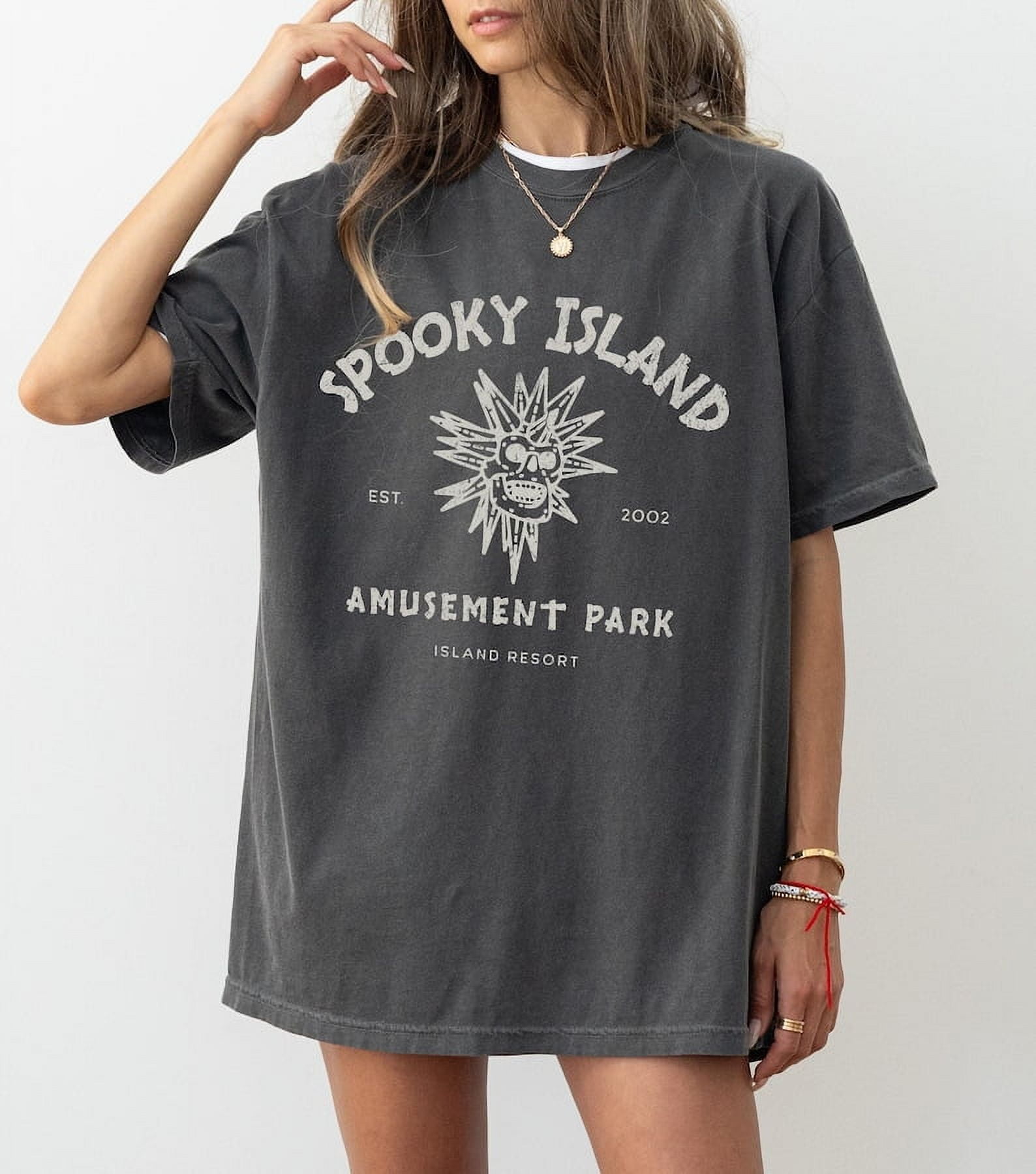 Spooky Island Tee, Retro Cartoon Halloween Movie T-shirt, Spooky Island ...