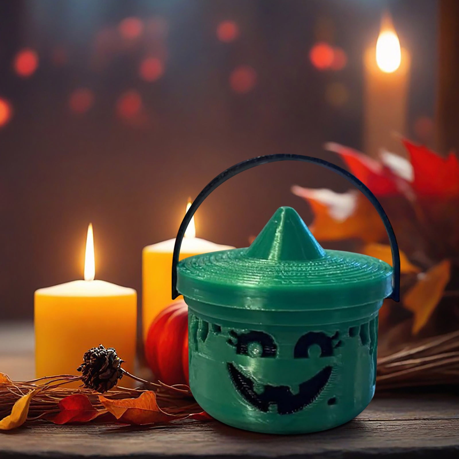 Spooky Mini Boo Bucket Figurines, Mini Halloween Nostalgia Bucket ...