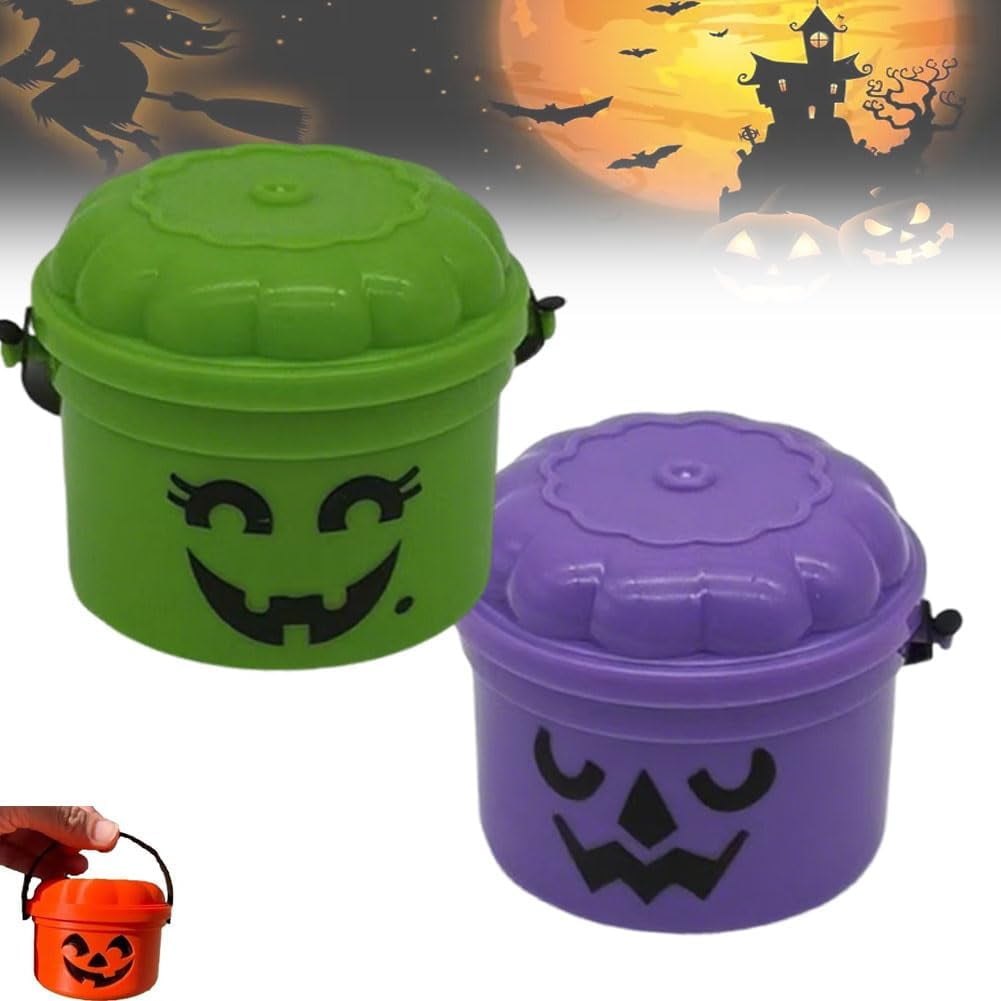 Spooky Mini Boo Bucket Figurines, Retro Halloween Desktop Decoration ...