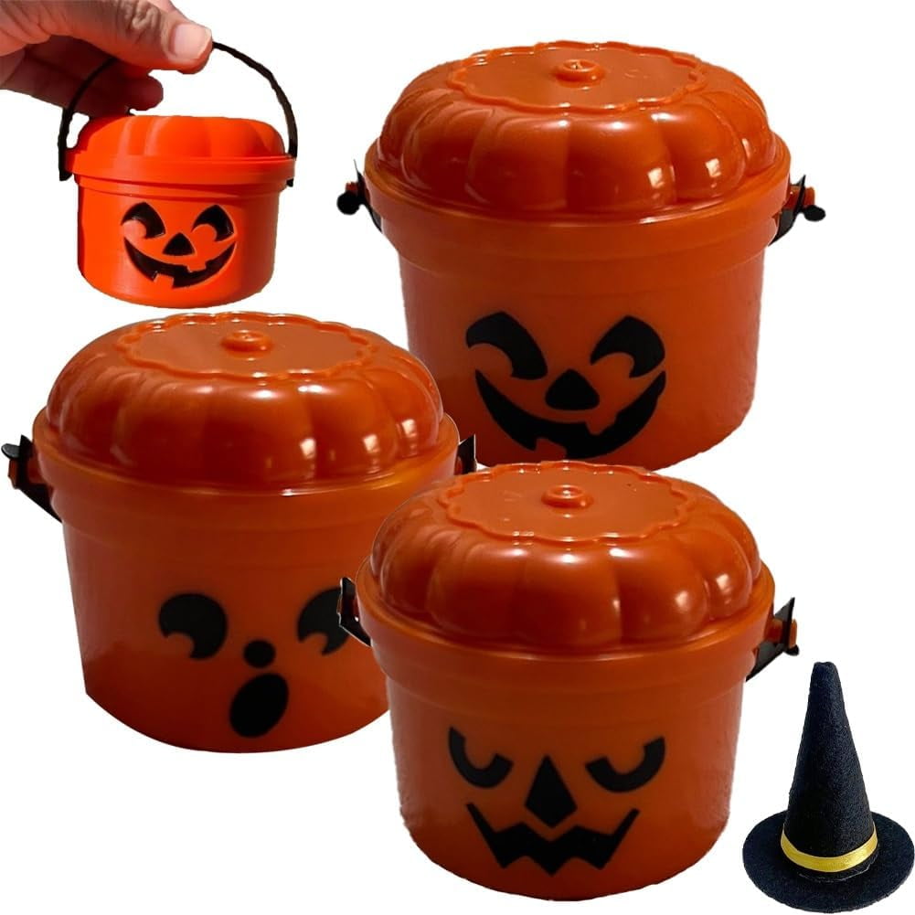 Spooky Mini Boo Bucket Figurines, Ultimate Throwback Horror Decoration ...