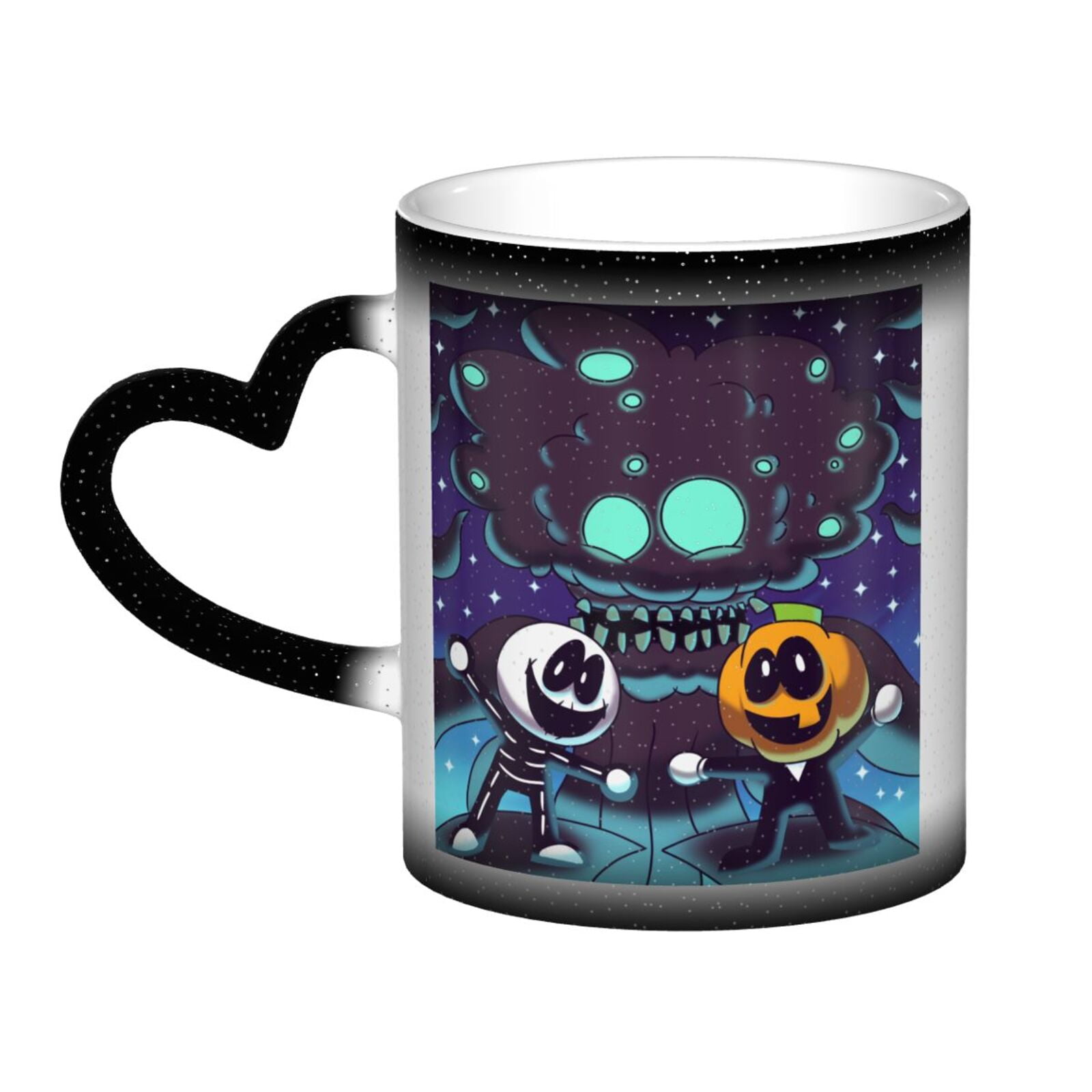 Spooky Month Mugs Color Changing Cup With Picture Heat Sensitive Cup ...