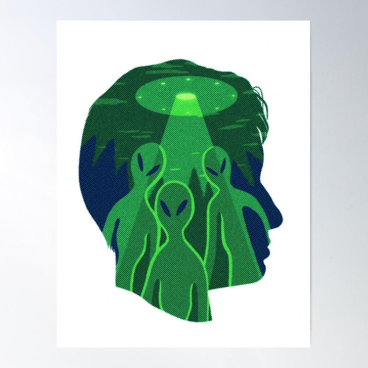 Spooky Mulder Poster Wall Art, Modern Wall Decor For Living Room ...
