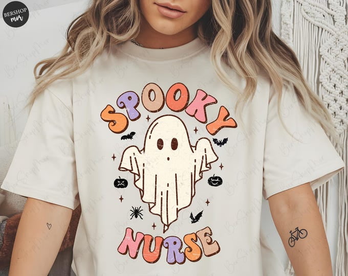 Spooky Nurse, Spooky Season , Cute Ghost , Fall , Autumn , , Nurse for ...