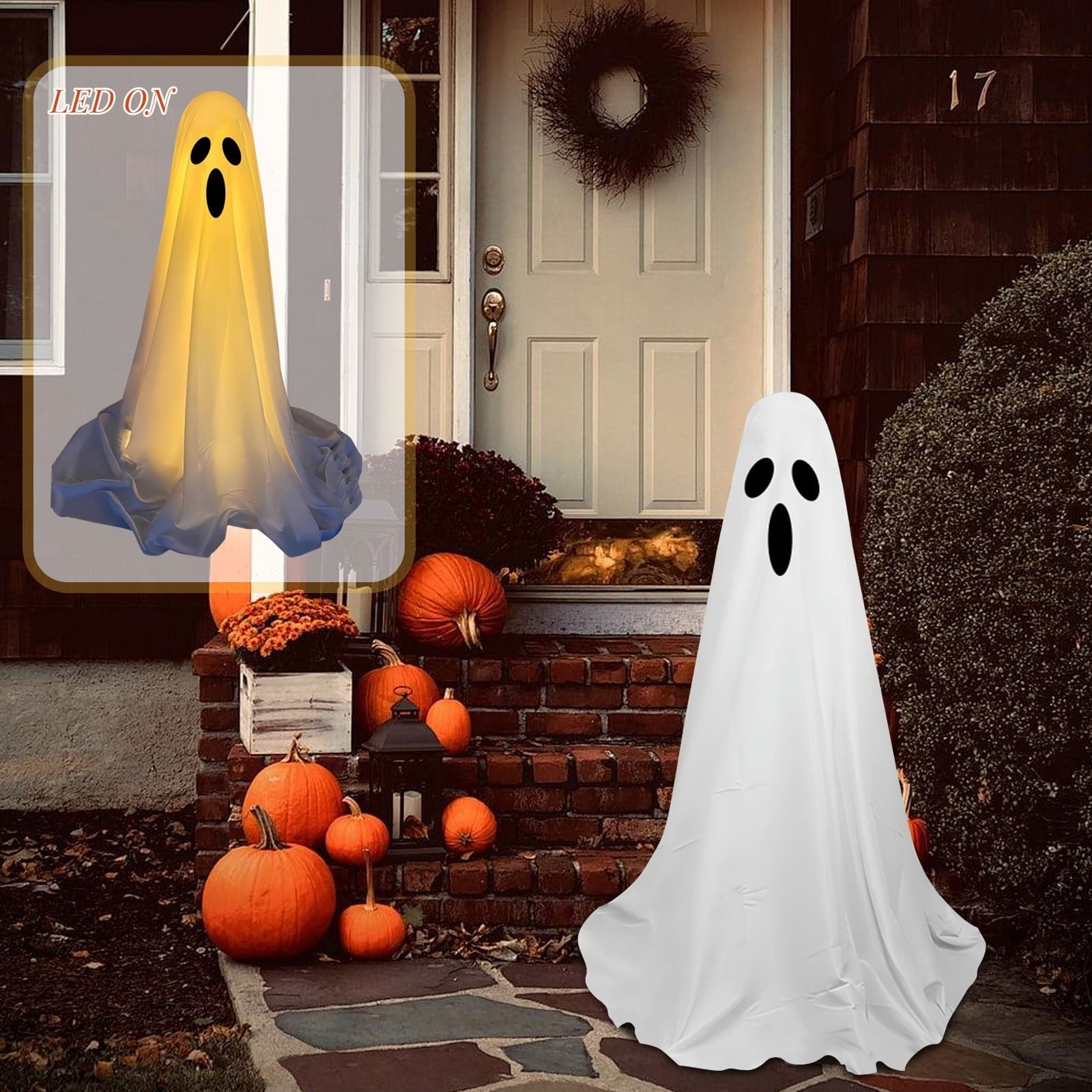 Spooky Outdoor Halloween Decorations, Halloween Ghost Decorations ...