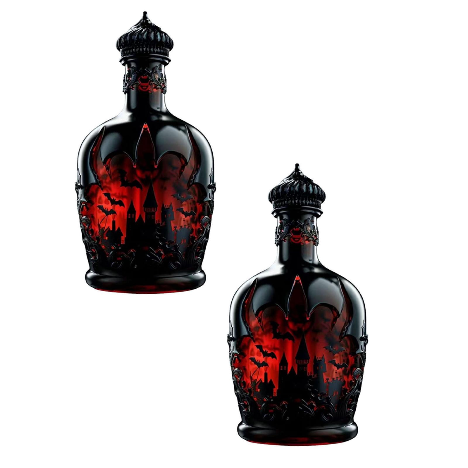 Spooky Potion Style Bottle, Gothic Castle Liquor Decanter, Halloween ...