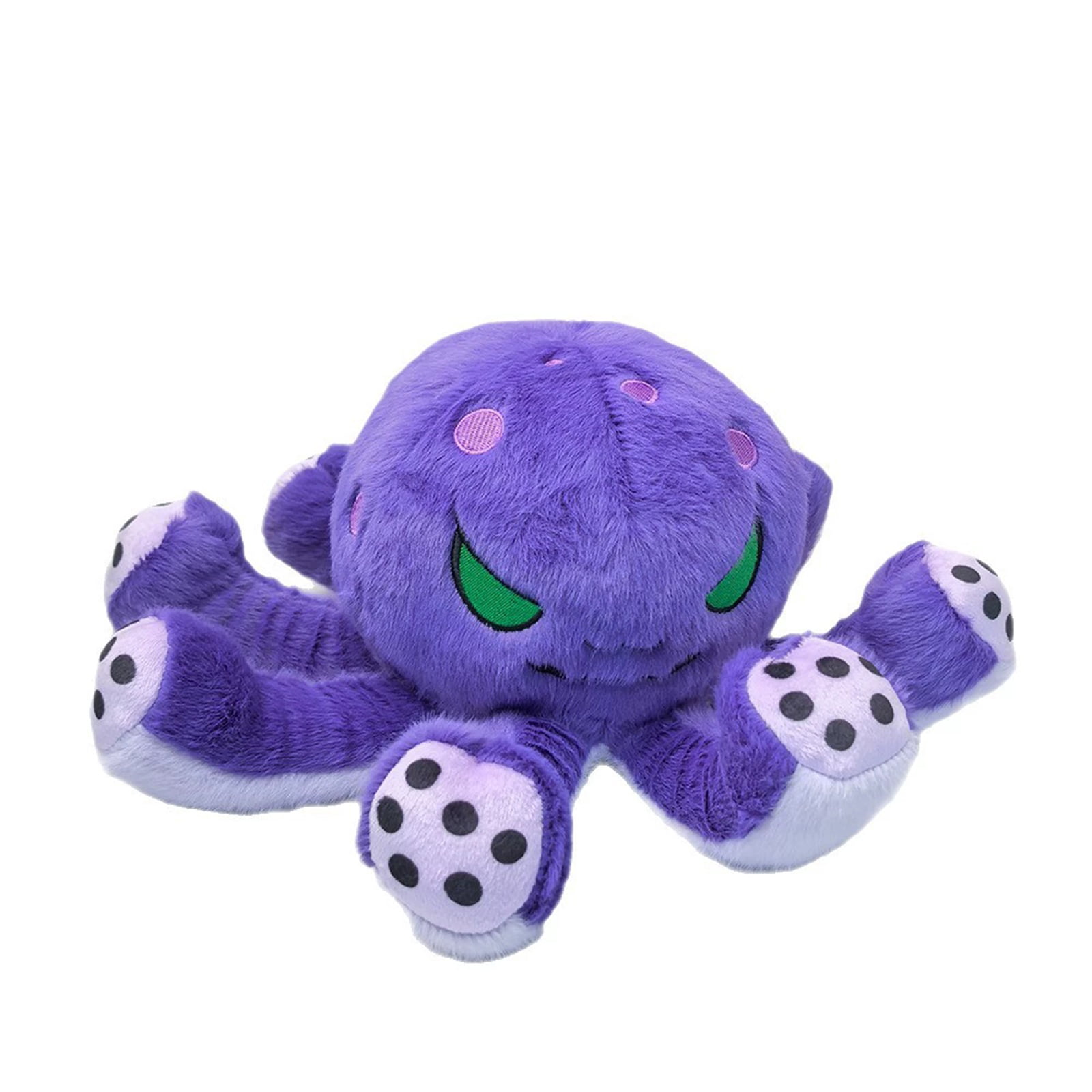 Spooky Purple Octopus Plush, Gothic Stuffed Octopus Doll, Halloween ...