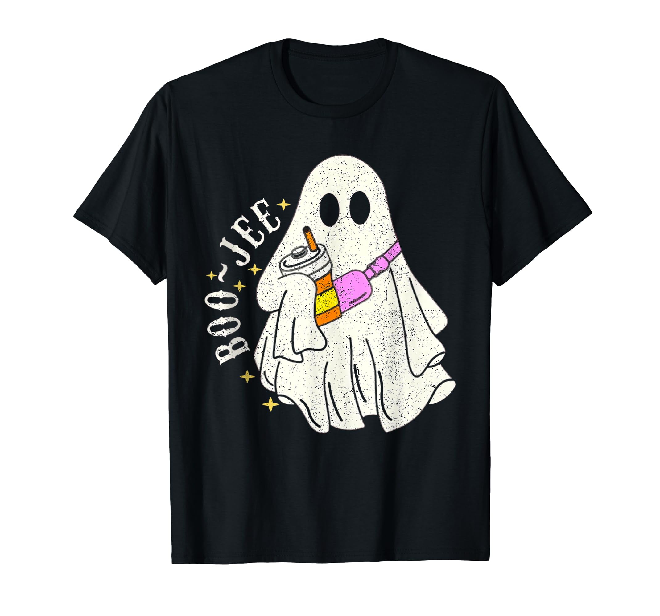 Spooky Season Cute Ghost Halloween Costume Boujee Boo Jee T-Shirt ...