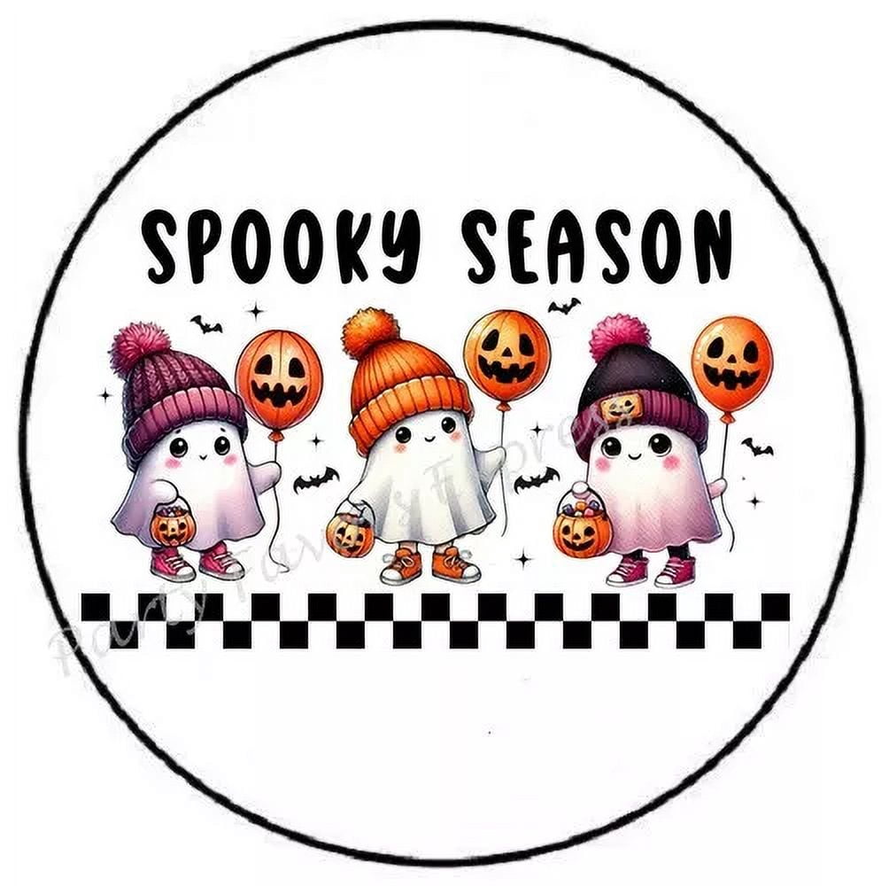 Spooky Season Ghosts Halloween Sticker Party Favors Sticker Envelope ...