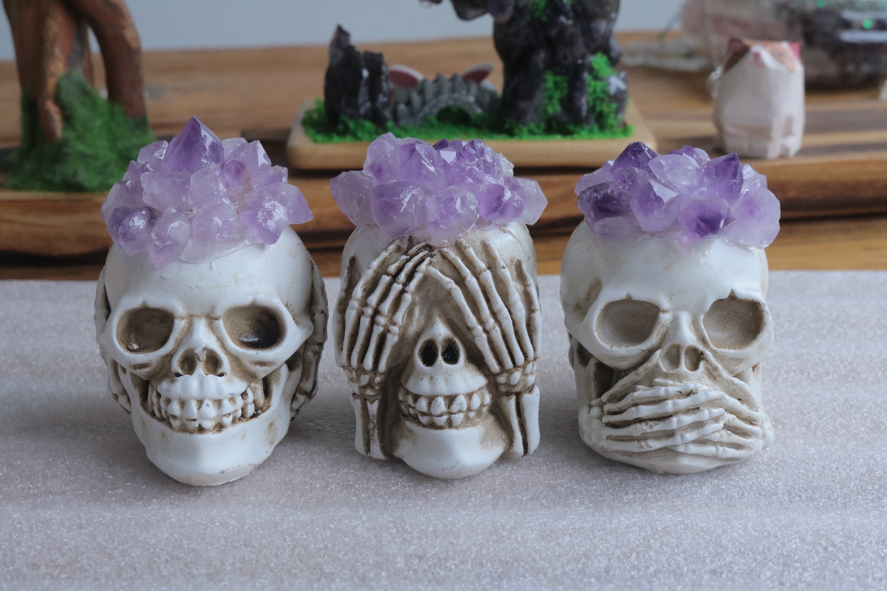 Spooky Skull Ornament - See No Evil, Hear No Evil, See No Evil ...