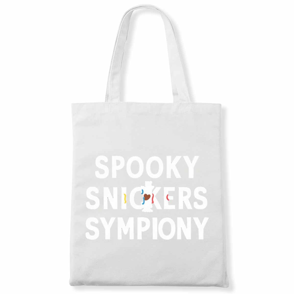 Spooky Snickers Symphony Sheet Halloween Breast Cancer Awareness Canvas ...