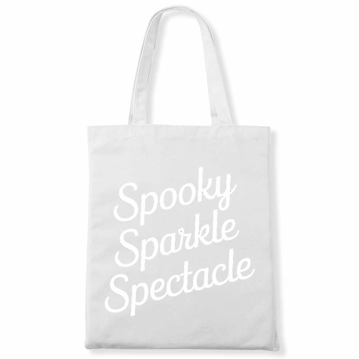 Spooky Sparkle Spectacle Science Halloween Canvas Bag Funny Spooky ...