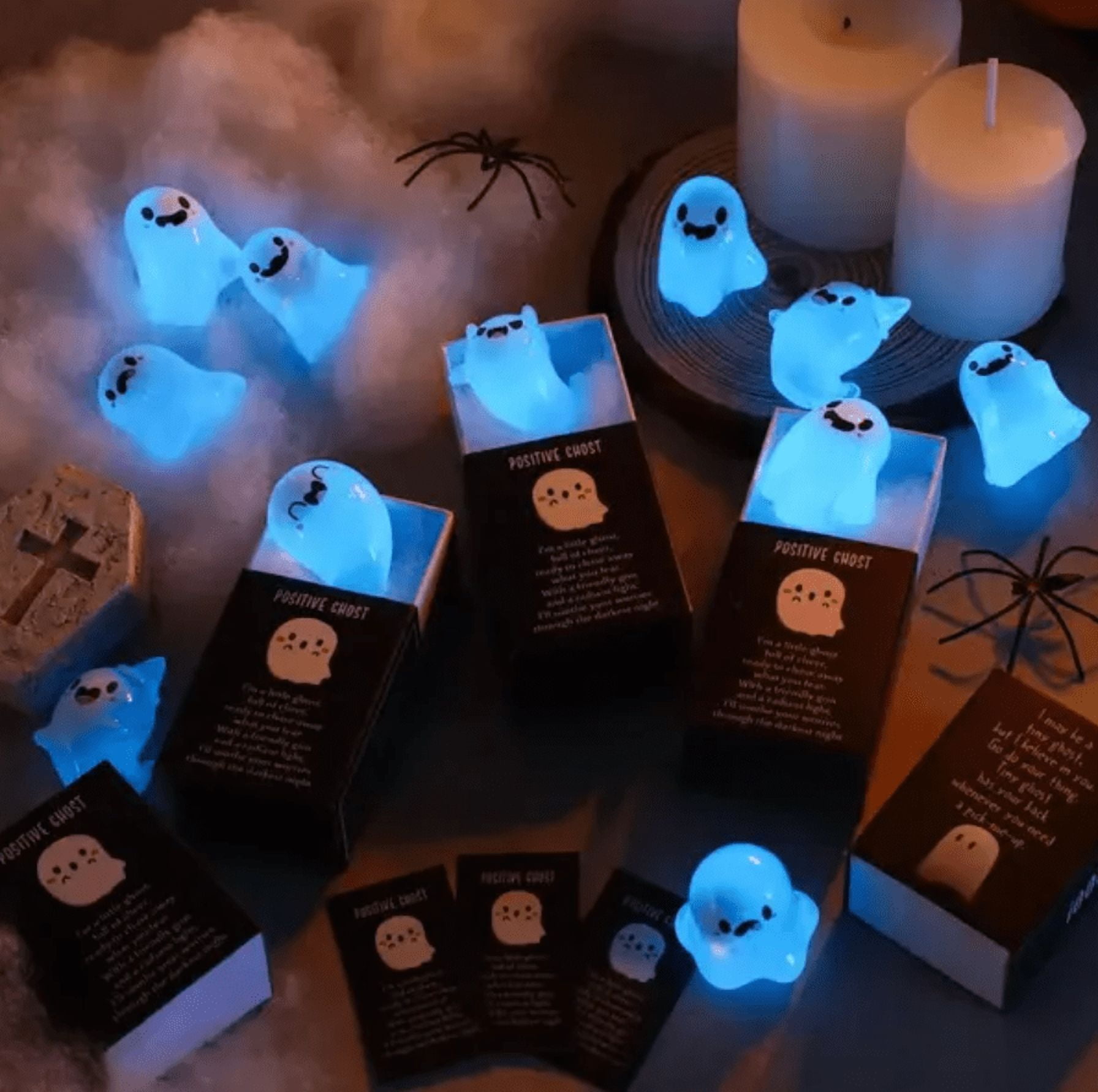 Spooky Surprises! Mystery Glow-in-the-Dark Ghost Blind Box,Random ...